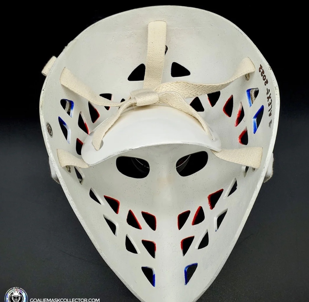 KEN DRYDEN UNSIGNED GOALIE MASK BULLSEYE VINTAGE PREMIUM V1 GAME WORN ...