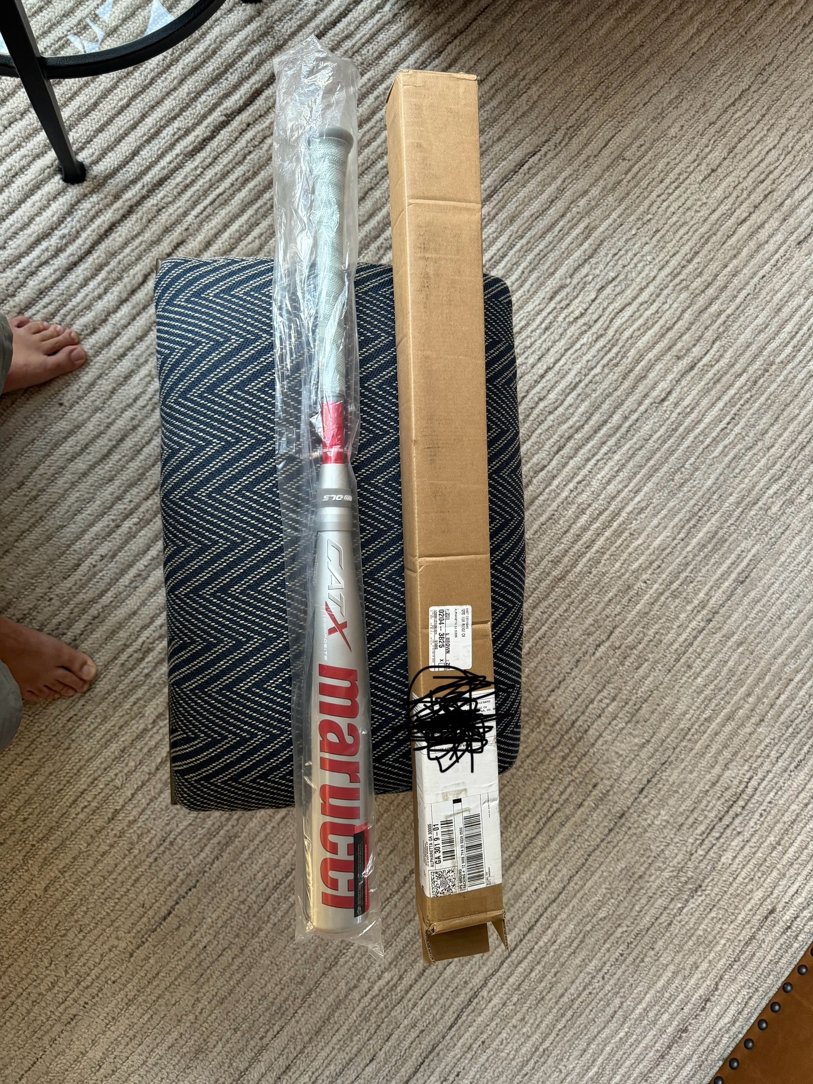 New BBCOR Certified 2023 Marucci Composite CAT X Composite Bat (-3) 28 ...