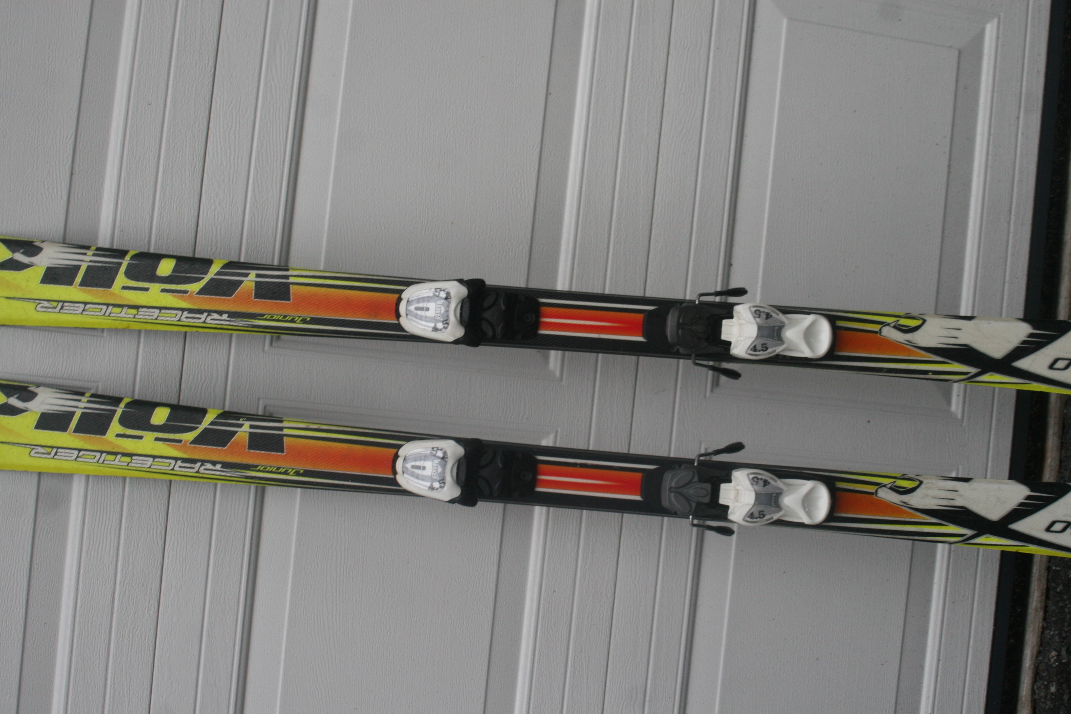 Used Unisex Volkl 150 cm Racing Racetiger SL Skis With Marker 4.5 ...
