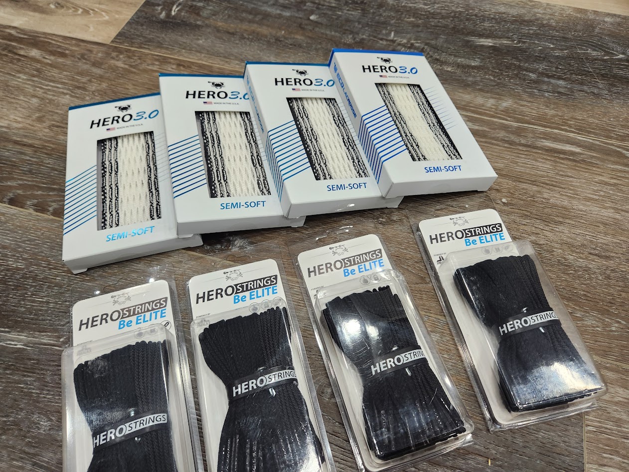 4 x ECD Hero 3.0 Mesh Lot Full Kit Semi Soft ANY COLOR STRINGING ...