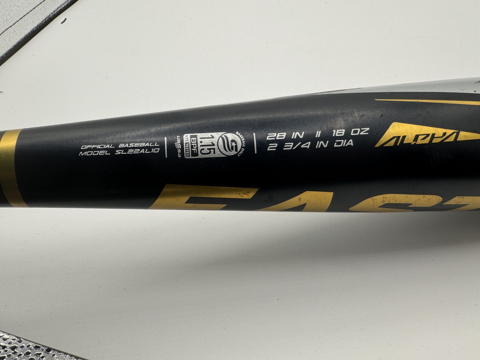 Easton Alpha ALX Alloy USSSA (-10) 18 oz 28" Bat | SidelineSwap