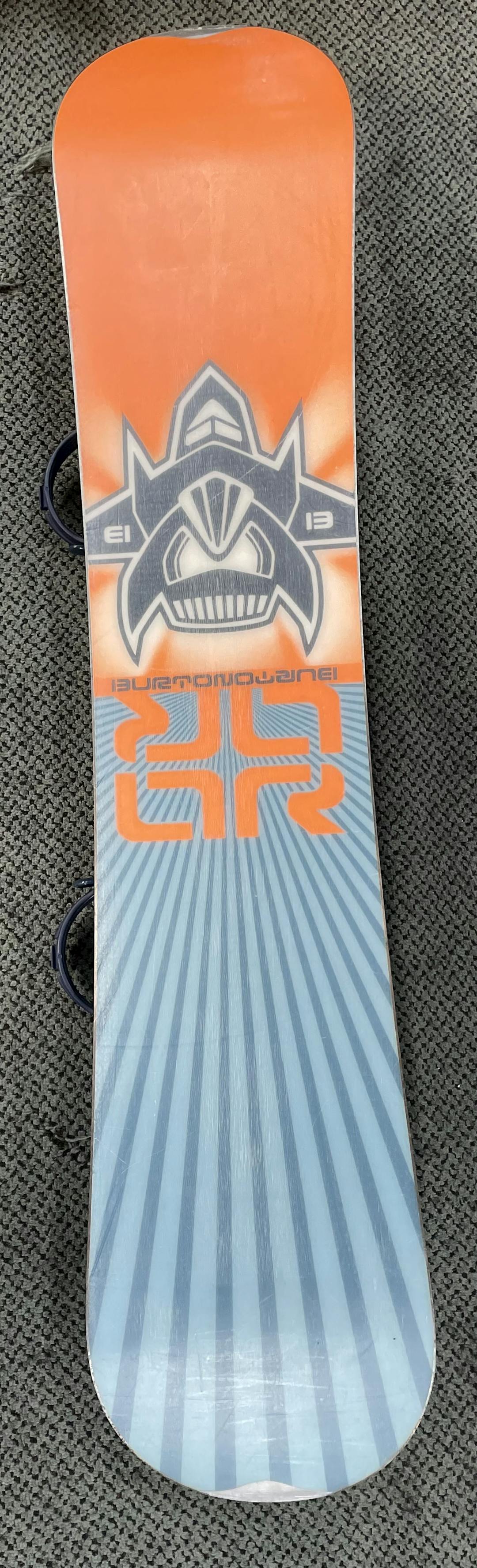 Used Burton Fighter 130 Cm Boys' Snowboard Combo | SidelineSwap