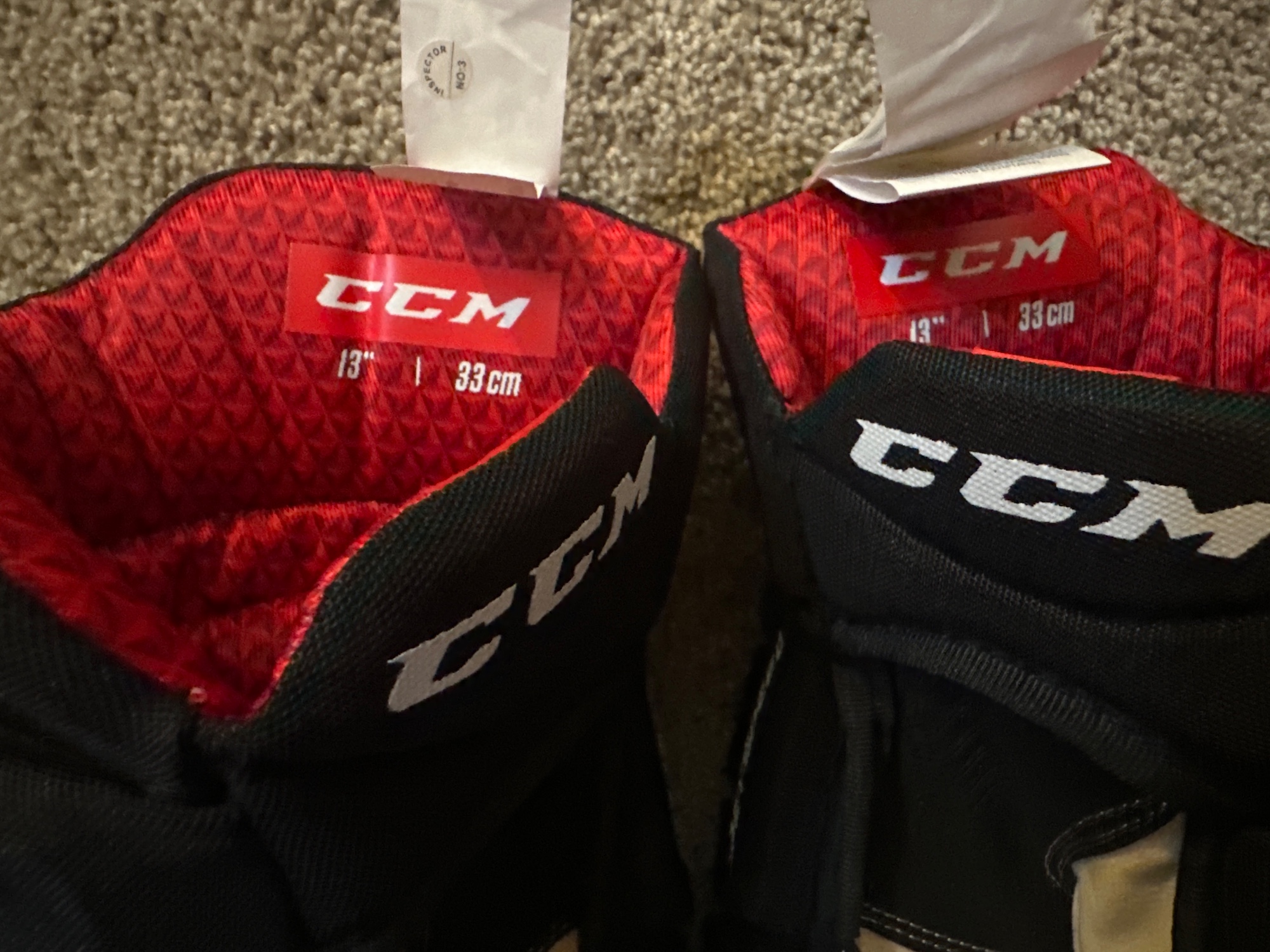 CCM 13” Black jetspeed control Gloves | SidelineSwap