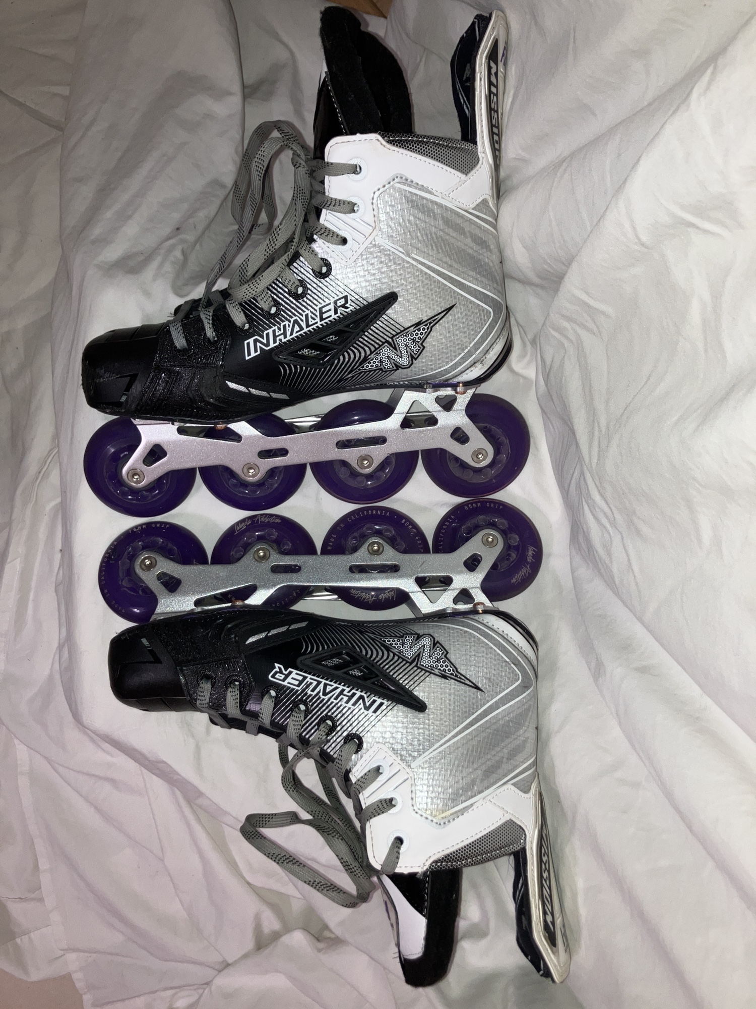 New Mission Size 7.5D Inhaler FZ-1 Inline Skates | SidelineSwap