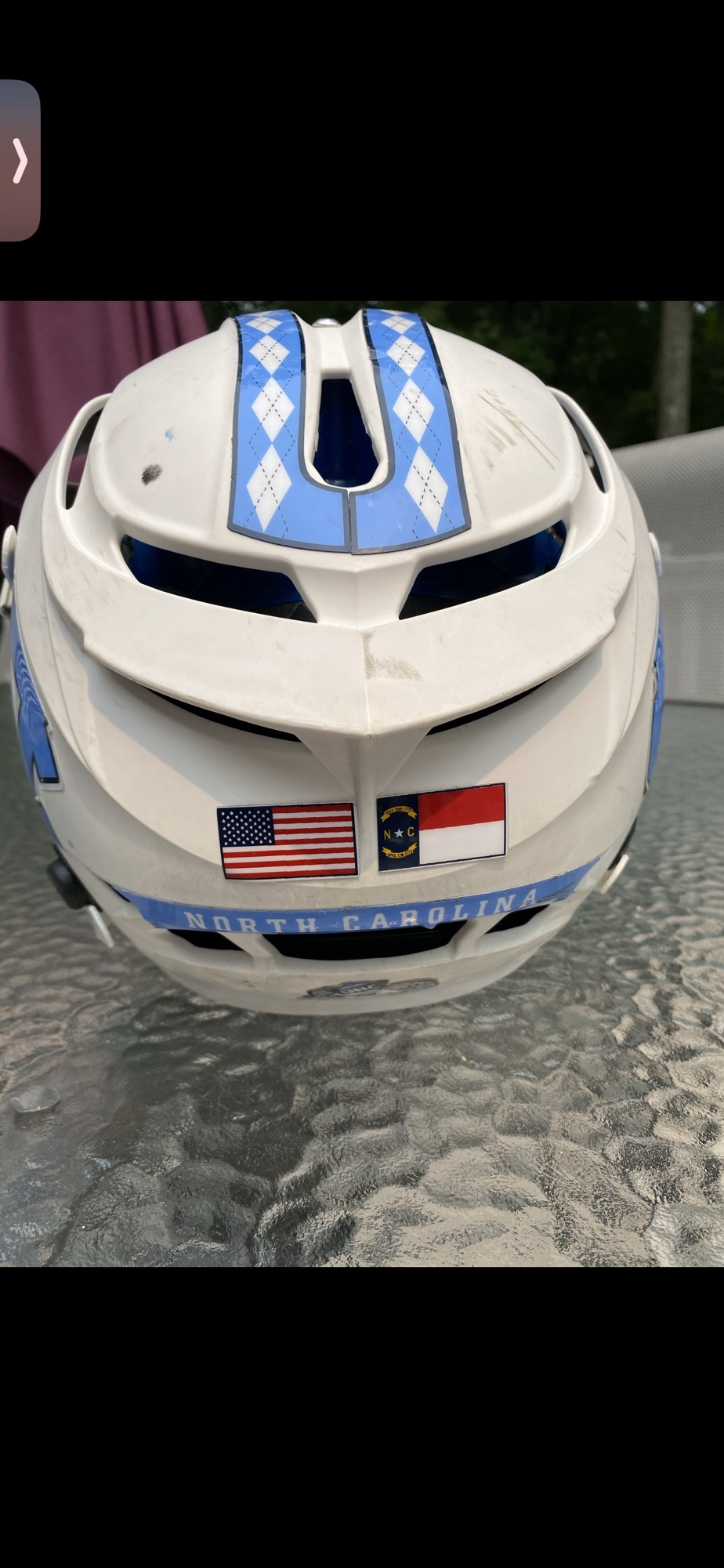 Game Used UNC STX Rival Helmets *See Description* *Make An Offer ...