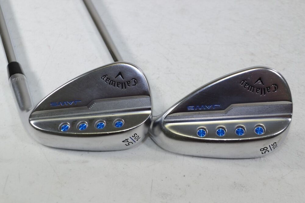 Callaway Jaws MD5 Platinum Chrome 54*, 58* Wedge Set RH DG Spinner ...