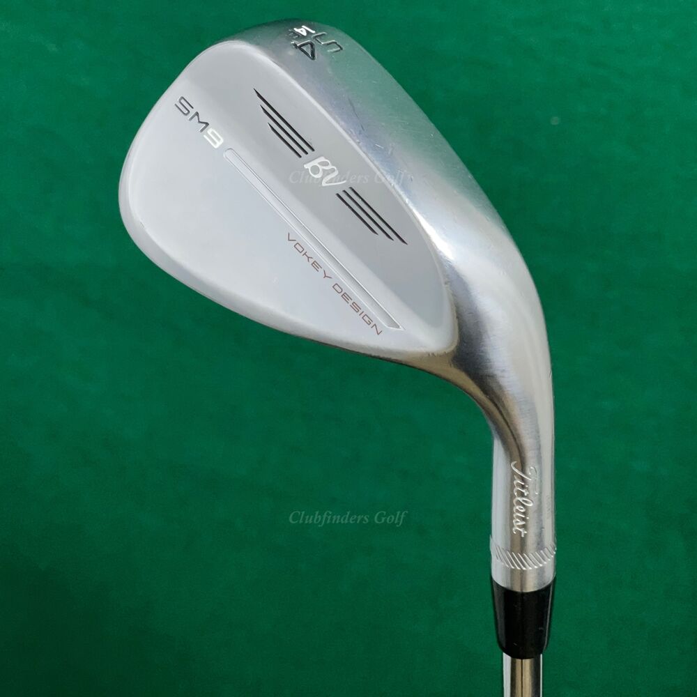 Titleist Vokey SM9 Chrome 54-14F 54° Sand Wedge Factory Steel Wedge ...