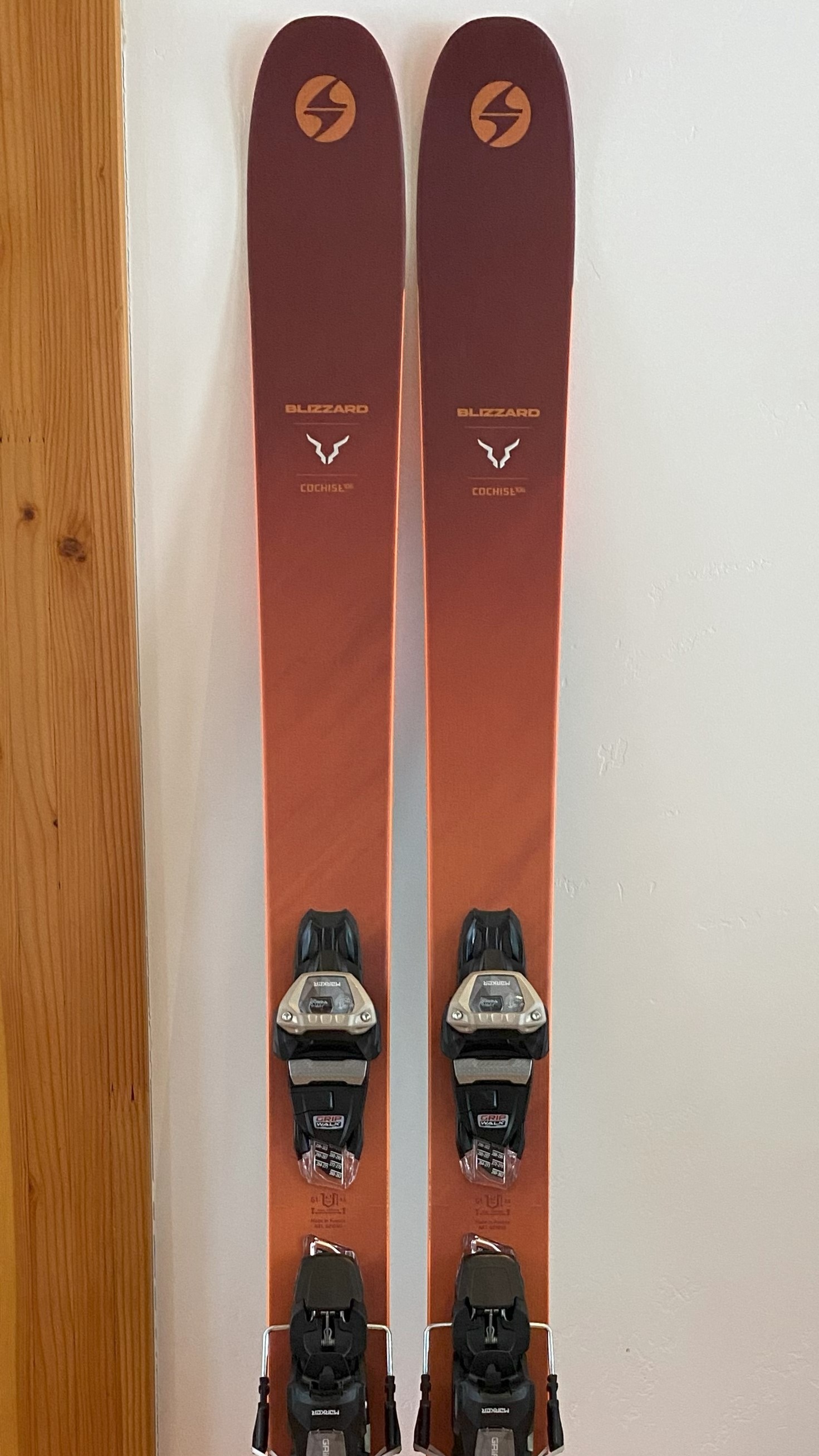 New 2022-2023 Blizzard Cochise 177 cm Freeride Skis With Marker Griffon ...
