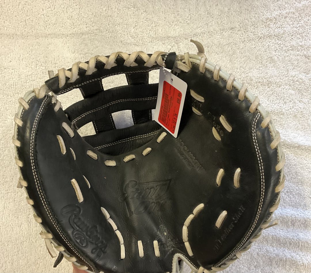 Used Rawlings Shut Out Rsocm3325bw 32 1 2" Fastpitch Catcher’s Mitt ...