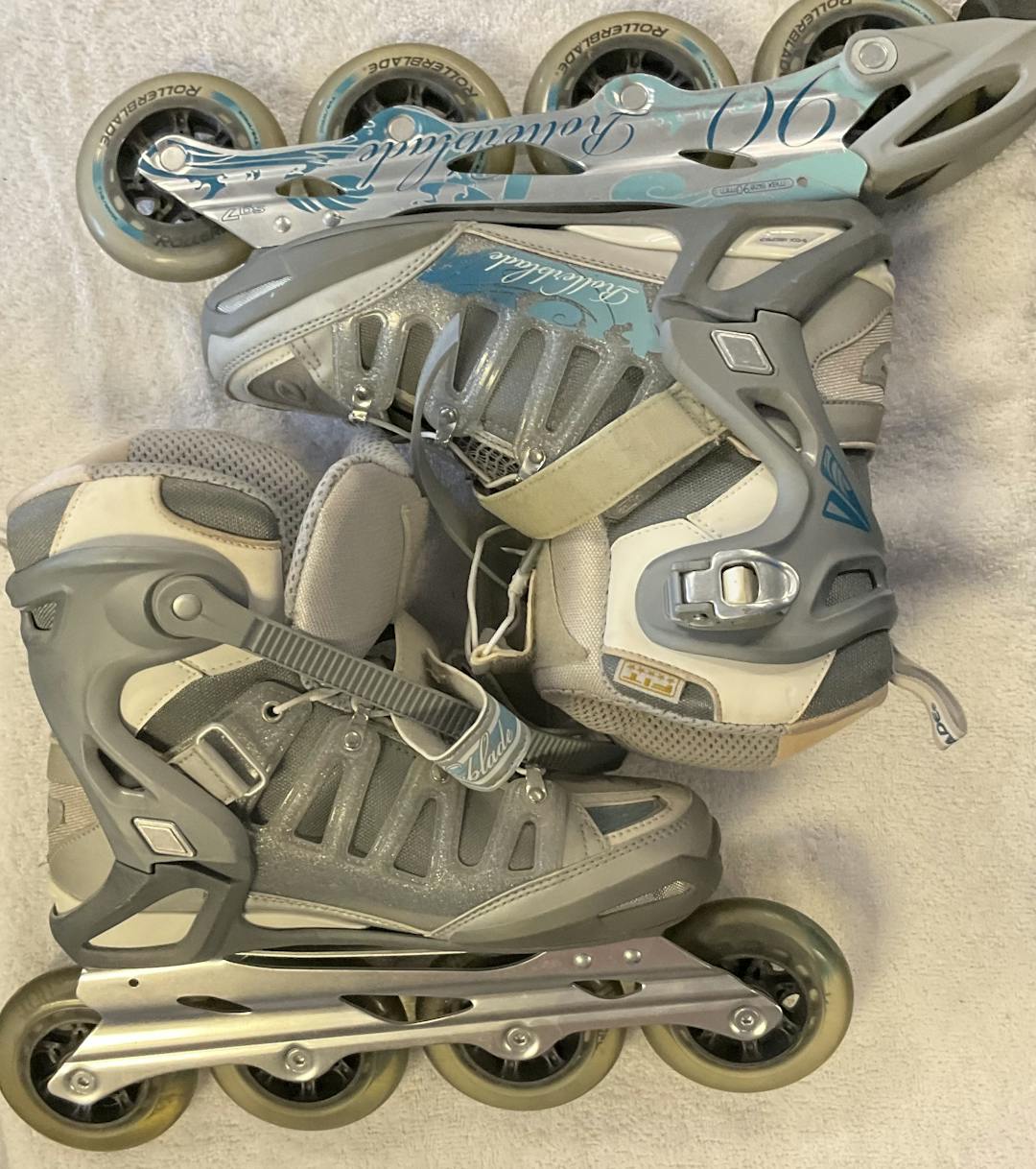 Used Rollerblade Activa 90 Senior Size 8 Inline Skates | SidelineSwap