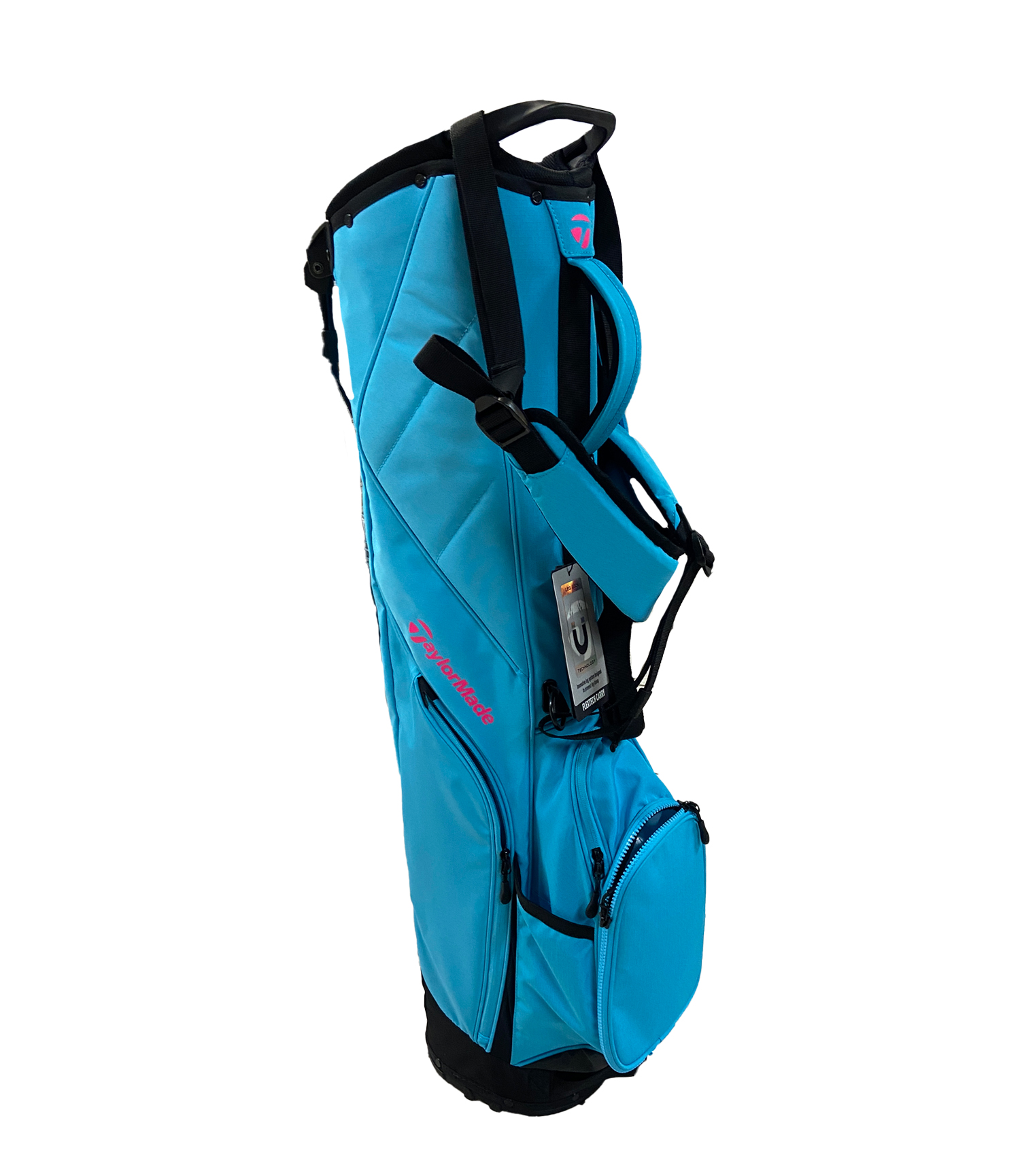 NEW 2024 TaylorMade Flextech Carry Miami Blue 3 Way Stand/Carry Golf ...