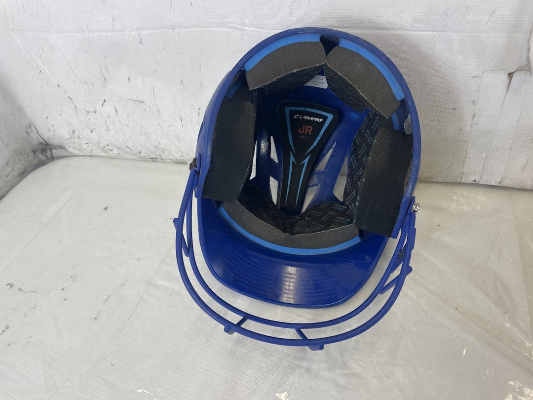 Used Champro Hxj 6 1 2 - 7 Fastpitch Softball Batting Helmet W Mask ...