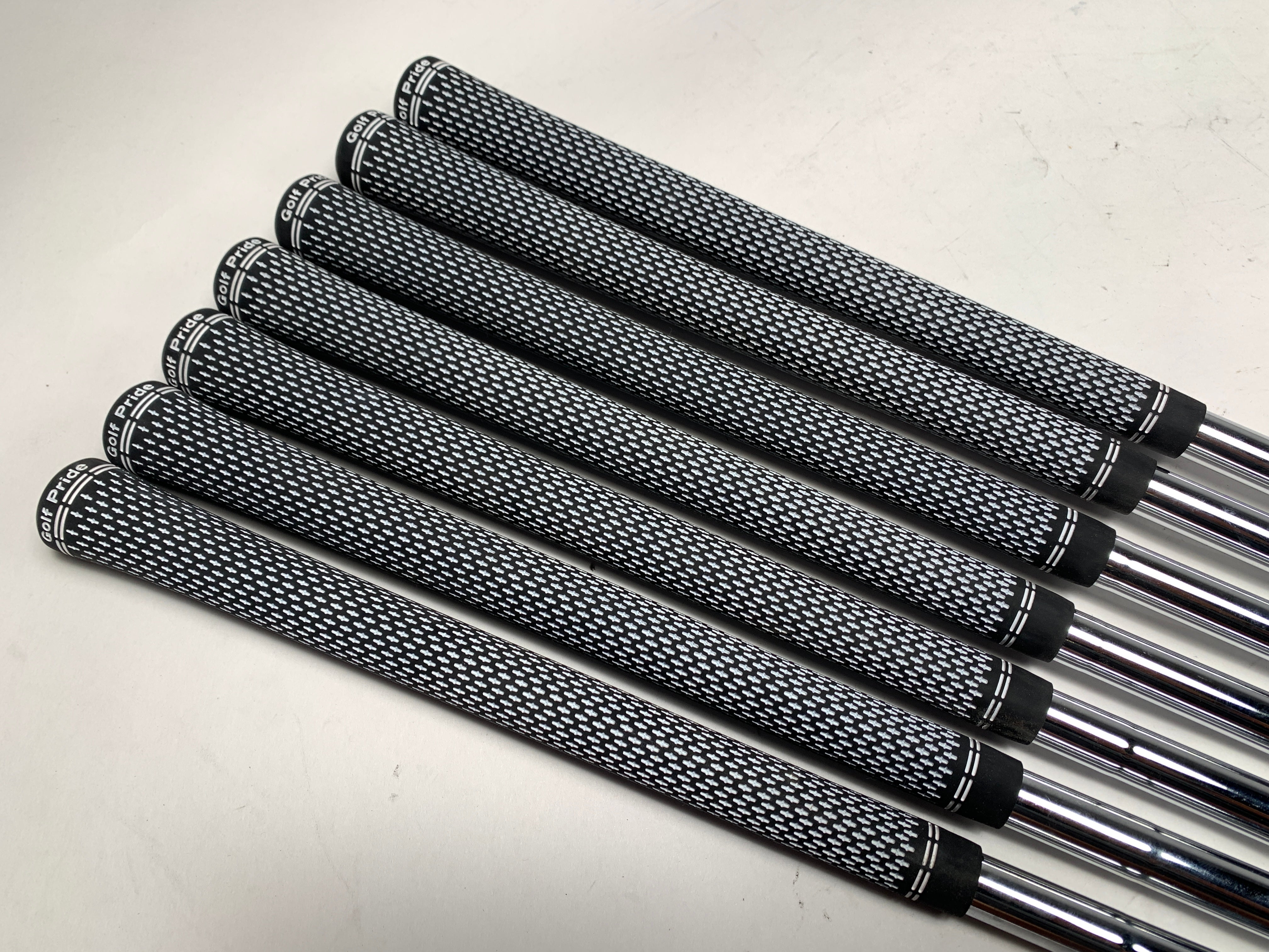 True Temper AMT S300 Black Stiff Iron Set 7 Shafts 34.25''-37.50 ...