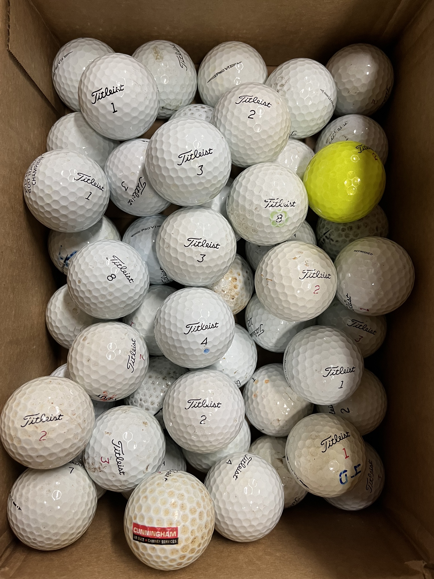 50 Used Titleist Pro V1/x Balls Good Condition | SidelineSwap