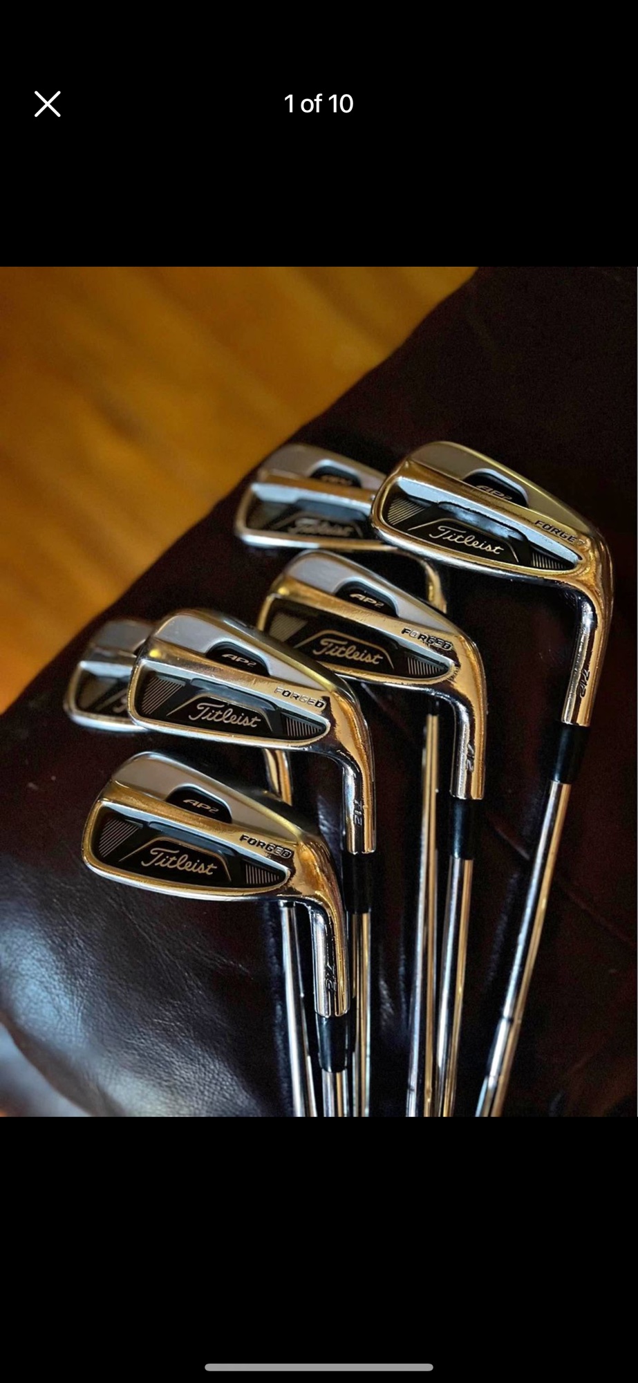 Men's Right Handed Stiff Flex Steel Shaft 712 AP2 Iron Set | SidelineSwap