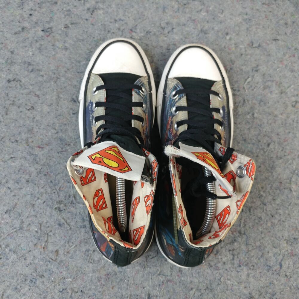 Converse Superman DC Comics Womens 7 Chuck Taylor All Star High Top ...