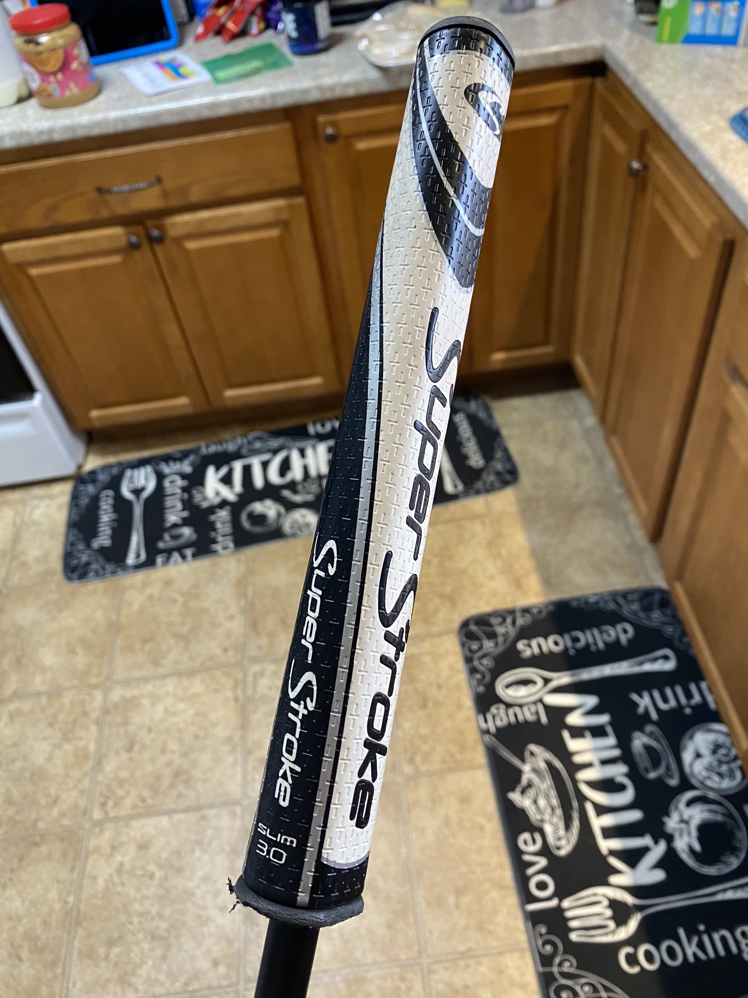 Used Stand alone putter S7K blade Stand Up Golf Super Stroke Grip ...