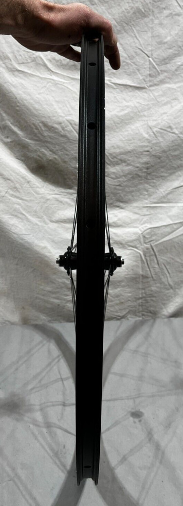 Ligero Wheelworks 20-Bladed Spoke Black Aluminum 700C Front Wheel ROL ...