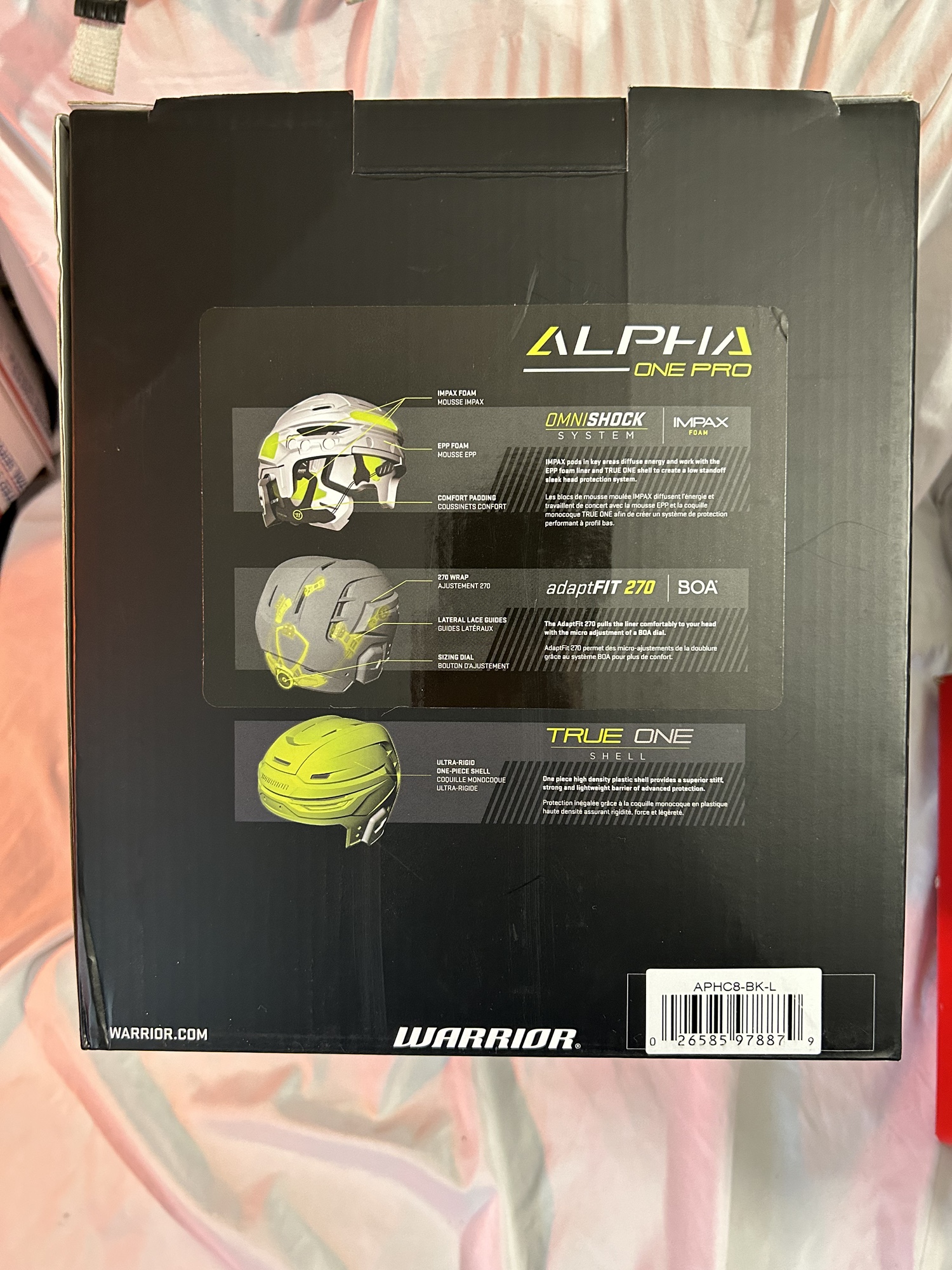 (Black) New Large Warrior Alpha One Pro Helmet With Cage | SidelineSwap