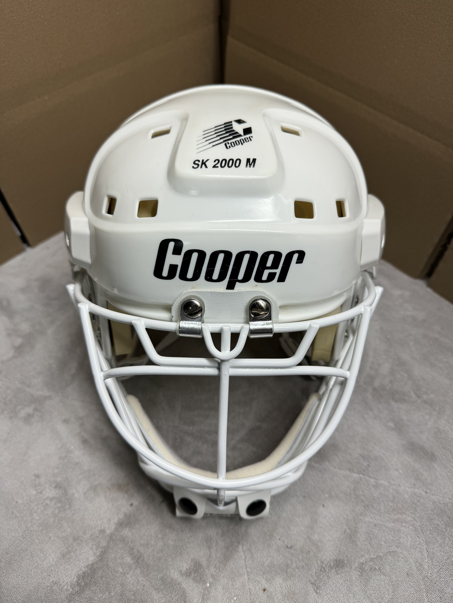 VINTAGE COOPER SK2000 HOCKEY GOALIE MASK | SidelineSwap