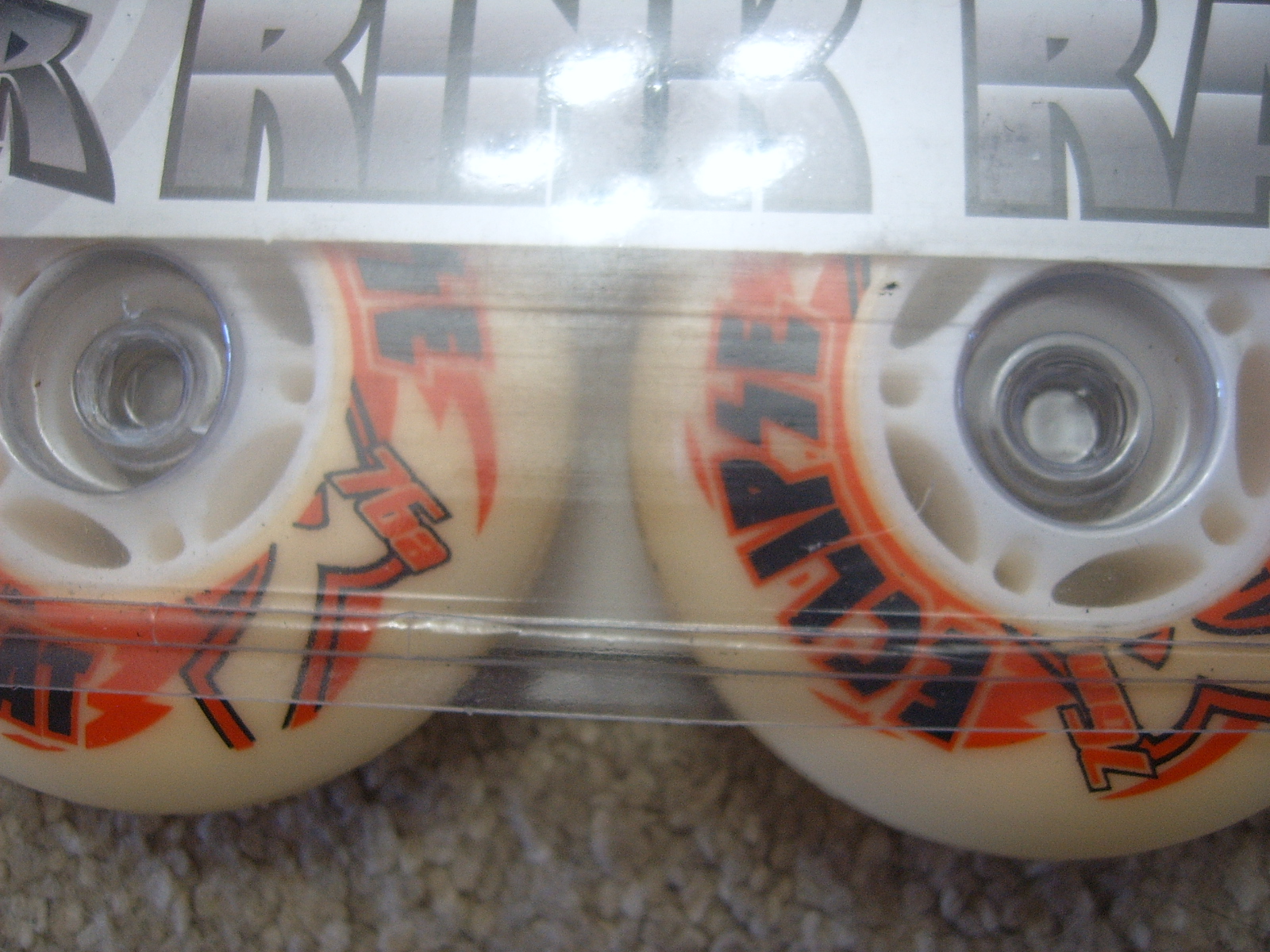 Hockey Wheels-Brand New Rink Rat Eclipse 76mm 76A Indoor Inline Hockey ...