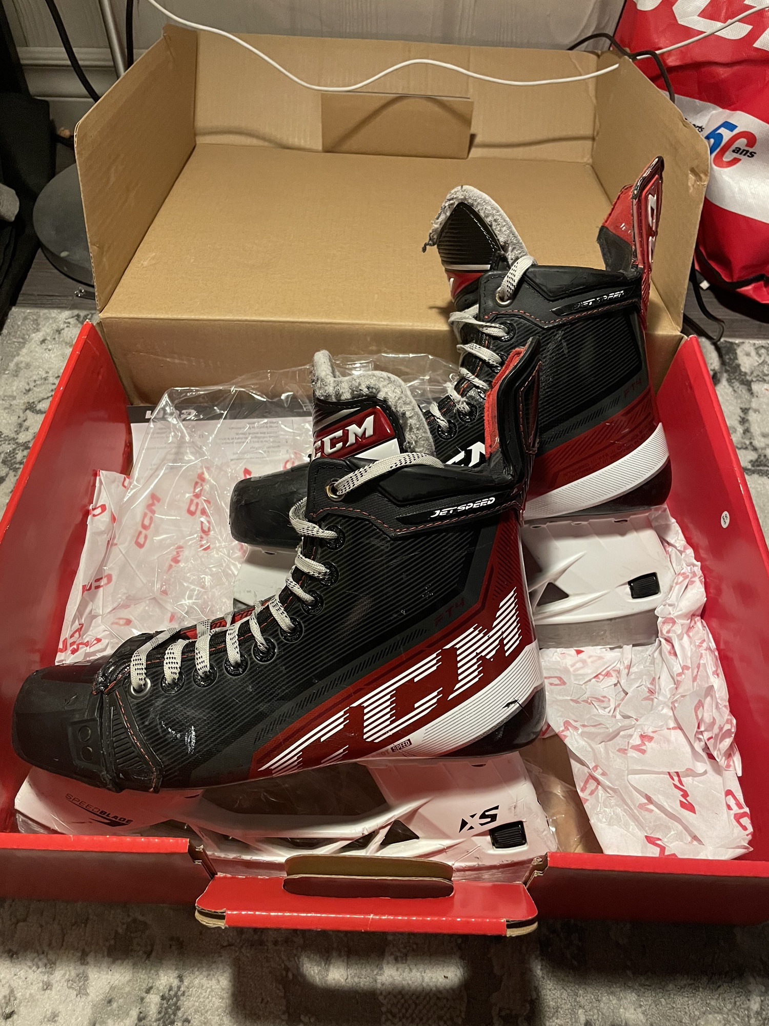 CCM FT4 Pro skates 8.5 senior | SidelineSwap