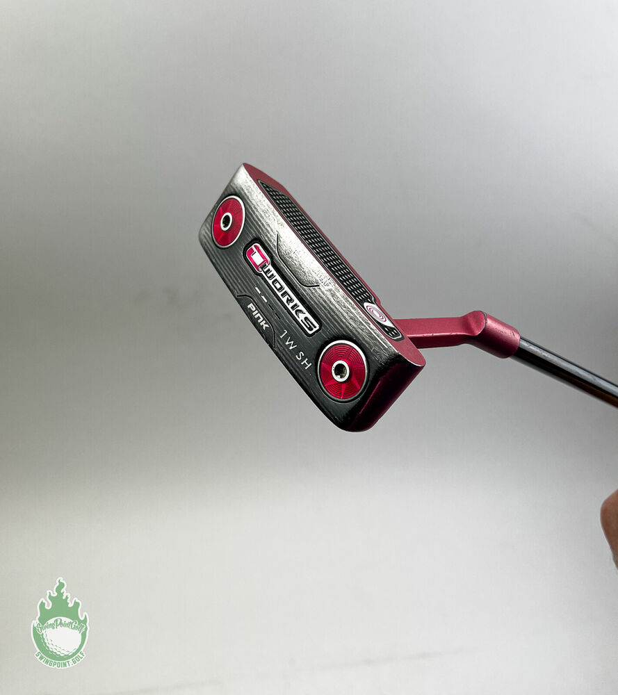 Used Right Handed Odyssey O Works 1W SH Pink 33" Putter Steel Golf Club ...