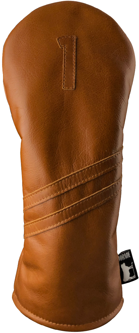 NEW Dormie "Brownie" Luxury Premium Leather Driver Headcover | SidelineSwap