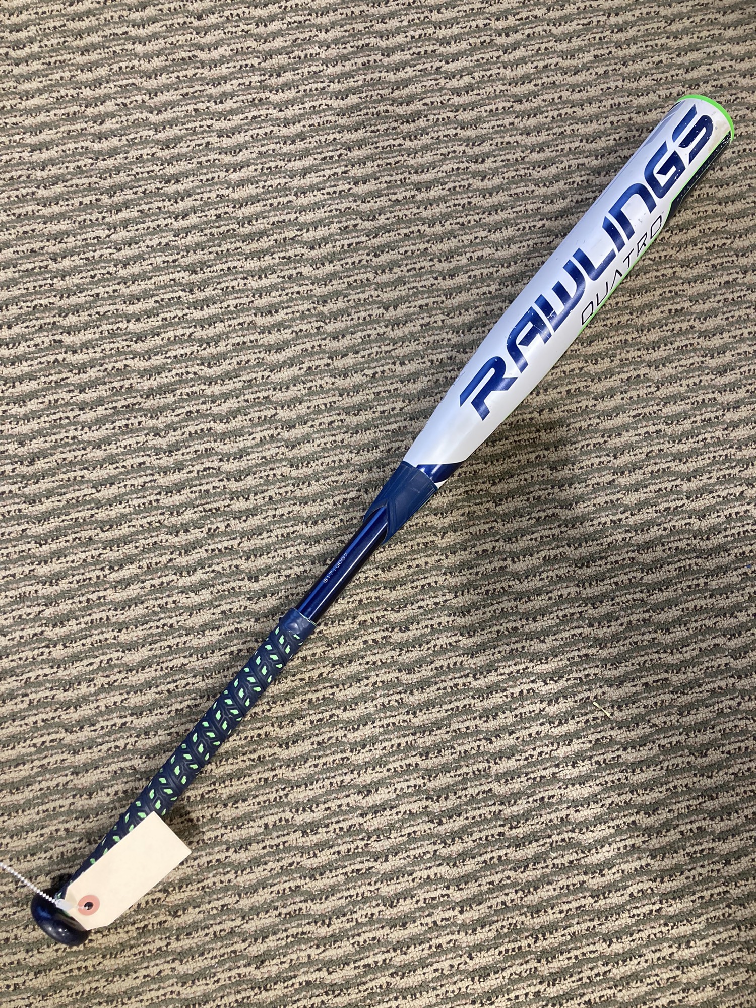 White Used 2018 Rawlings Quatro Composite Bat (-10) 21 oz 31 ...