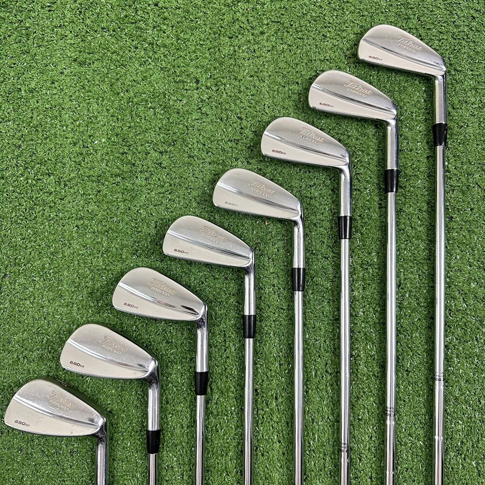 Titleist 690 MB Forged Iron Set 3-PW True Temper Dynamic Gold S300 ...