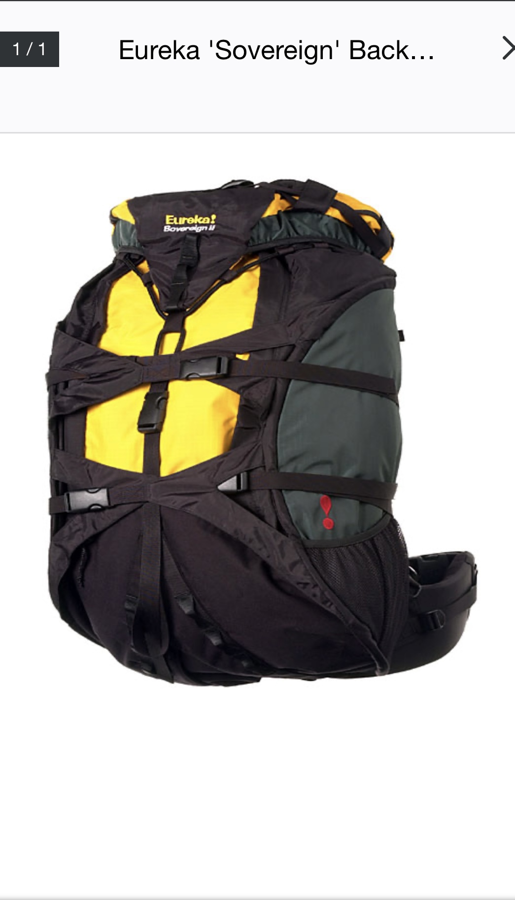 Eureka Back Pack | SidelineSwap