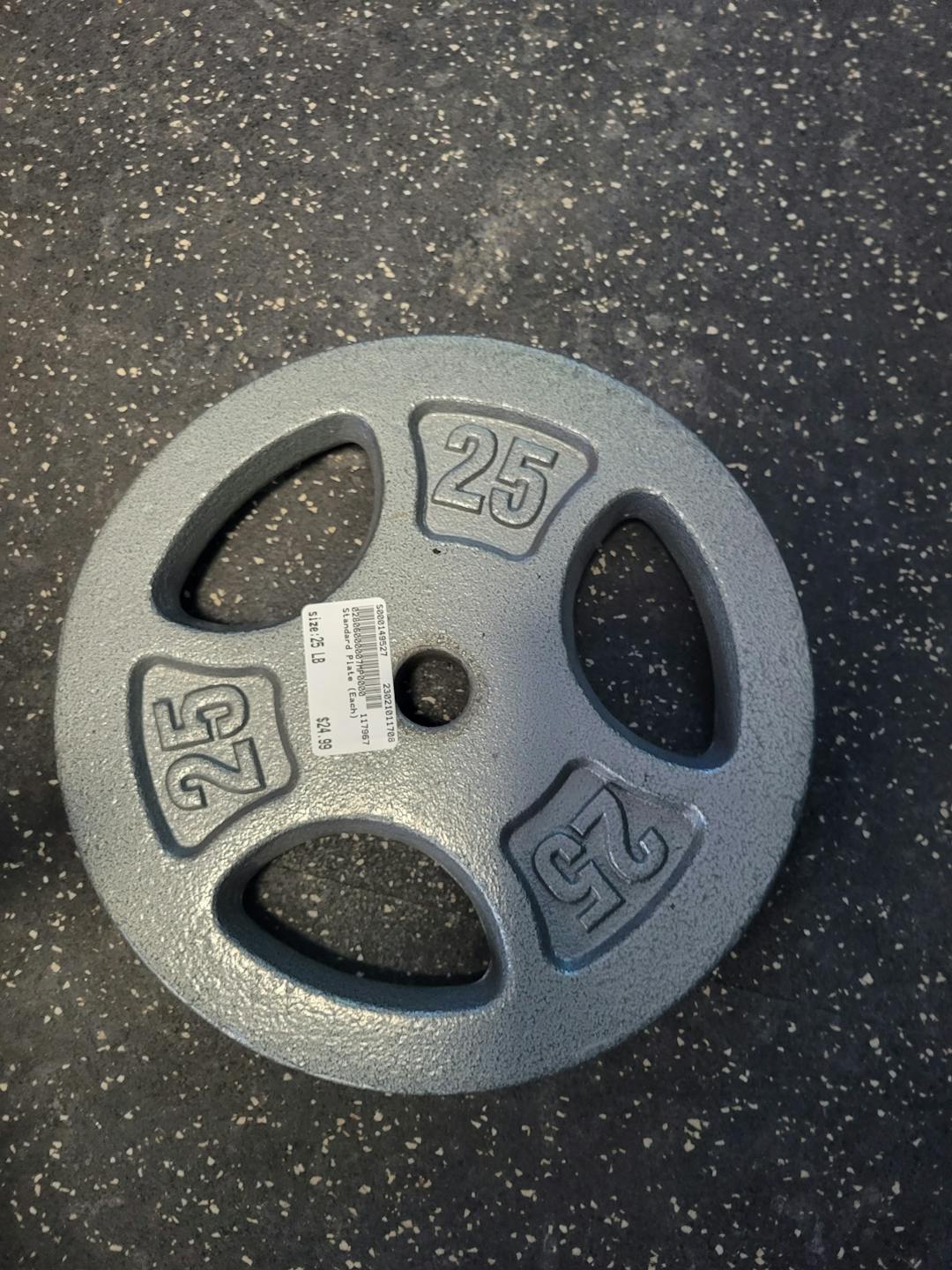 Used 25 Lb Standard Plate Sets | SidelineSwap