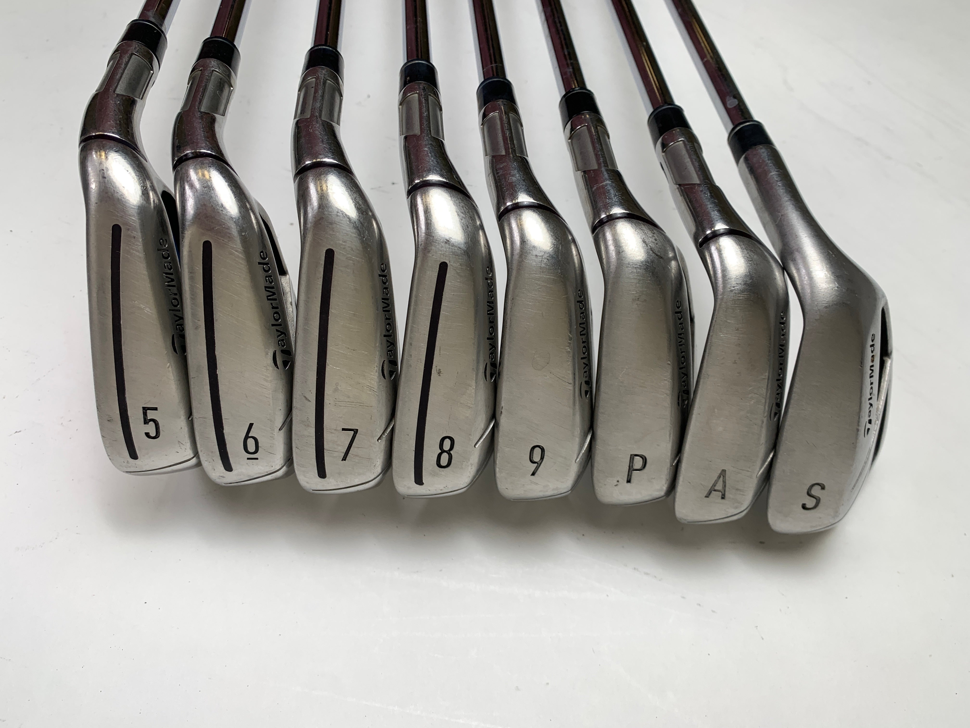 Taylormade SIM MAX OS Iron Set 5-PW+AW+SW KBS Max 85g Regular Steel Mens RH | SidelineSwap