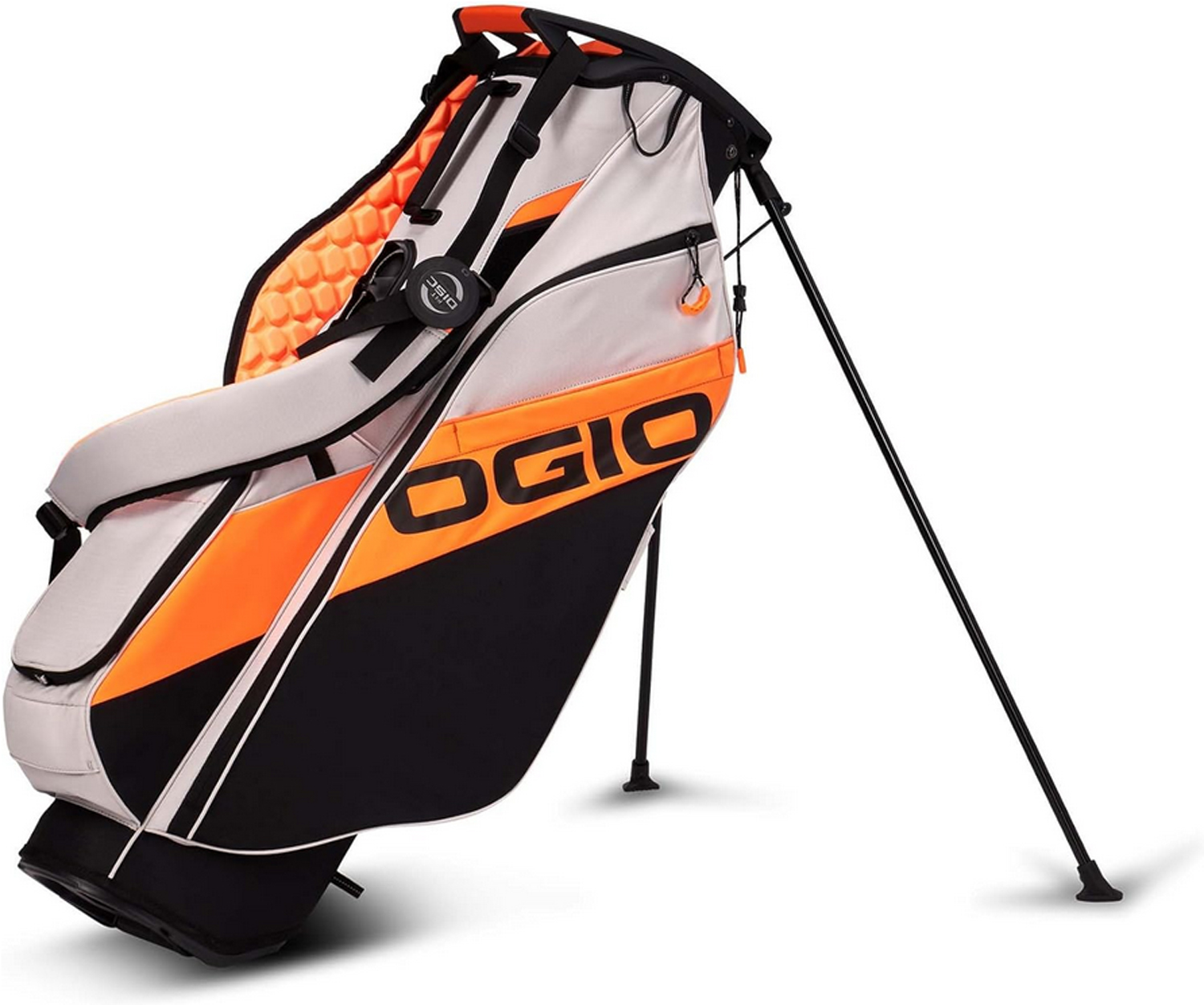 NEW 2024 Ogio Fuse 4 Grey Double Strap Stand/Carry Golf Bag | SidelineSwap