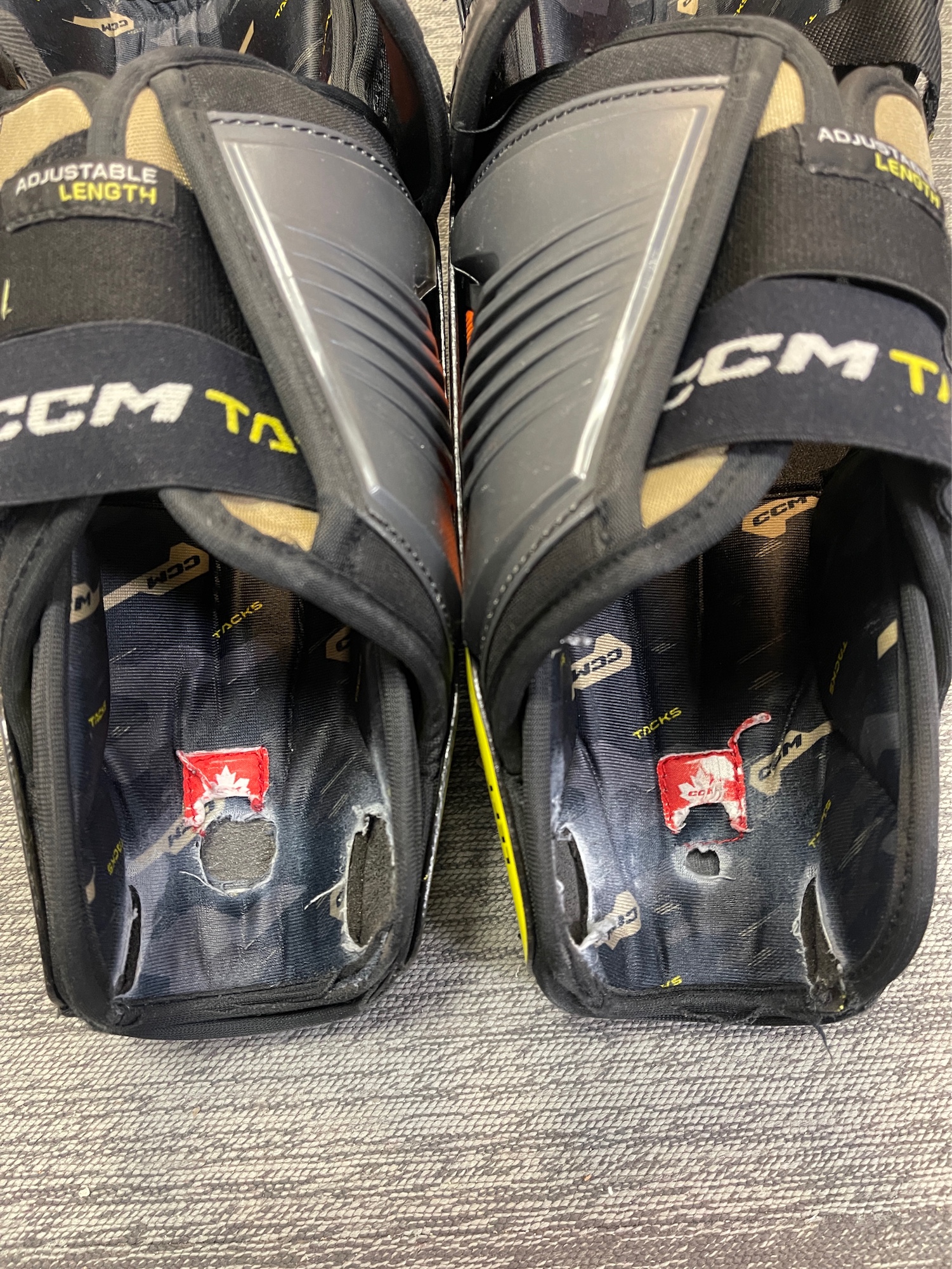 Senior Used CCM ASV Pro 14" Shin Pads | SidelineSwap