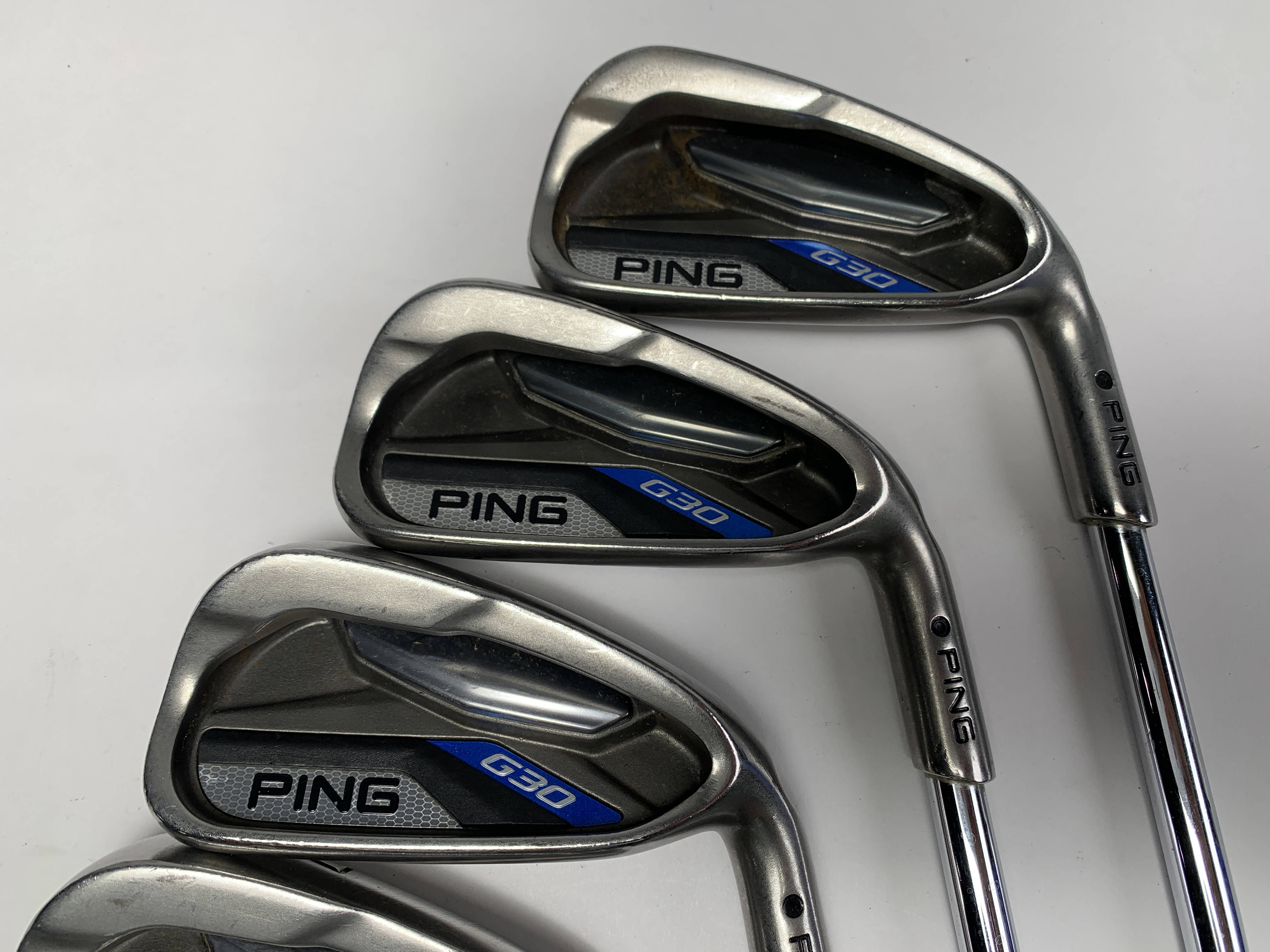 Ping G30 Iron Set 4-PW+GW Black Dot CFS Distance Regular RH Oversize ...