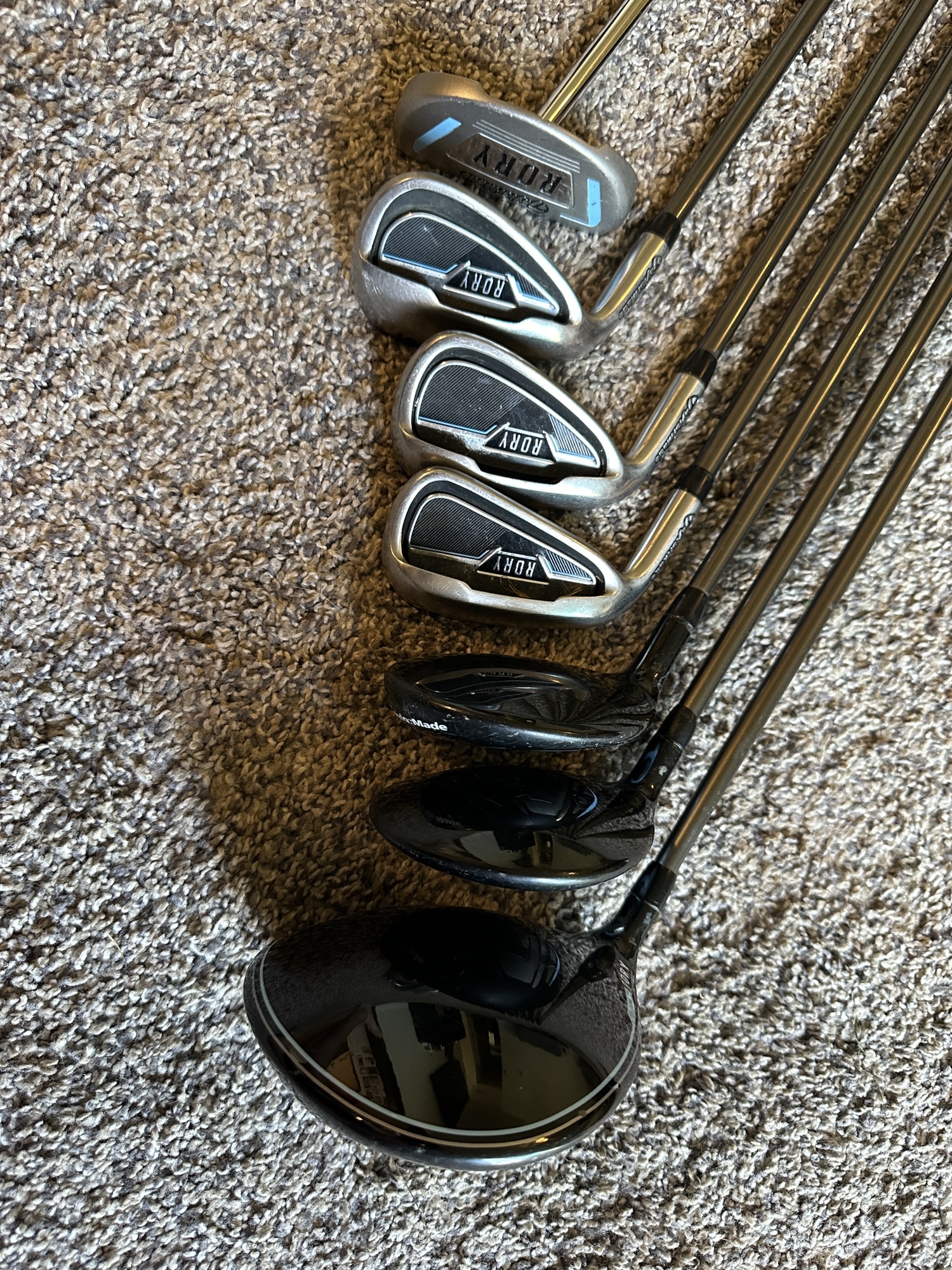 Taylormade Rory Junior Golf Set Complete w/ Bag Age 8 Plus LH w ...