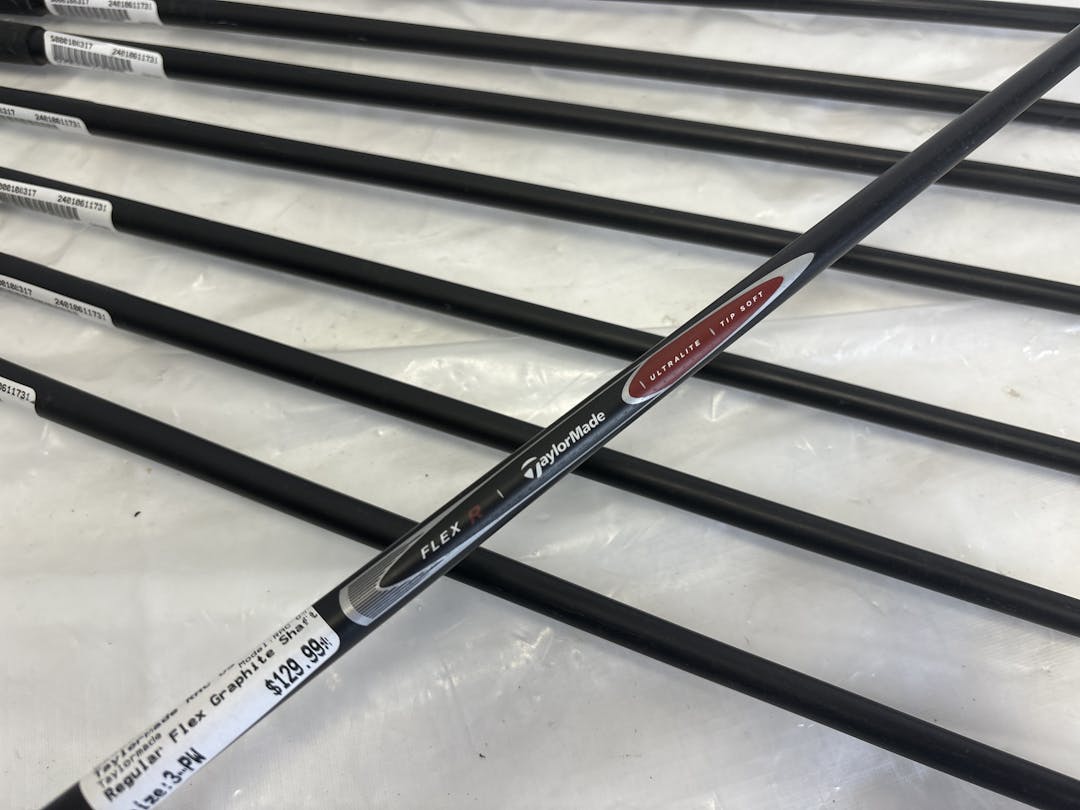Used Taylormade Rac Os 3i-pw Regular Flex Graphite Shaft Golf Iron Set ...