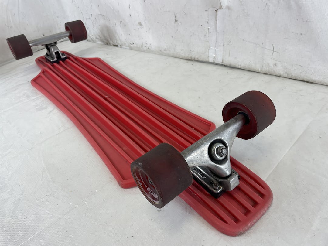 Used Plastic 36" Longboard Skateboard W Gullwing Charger Trucks ...