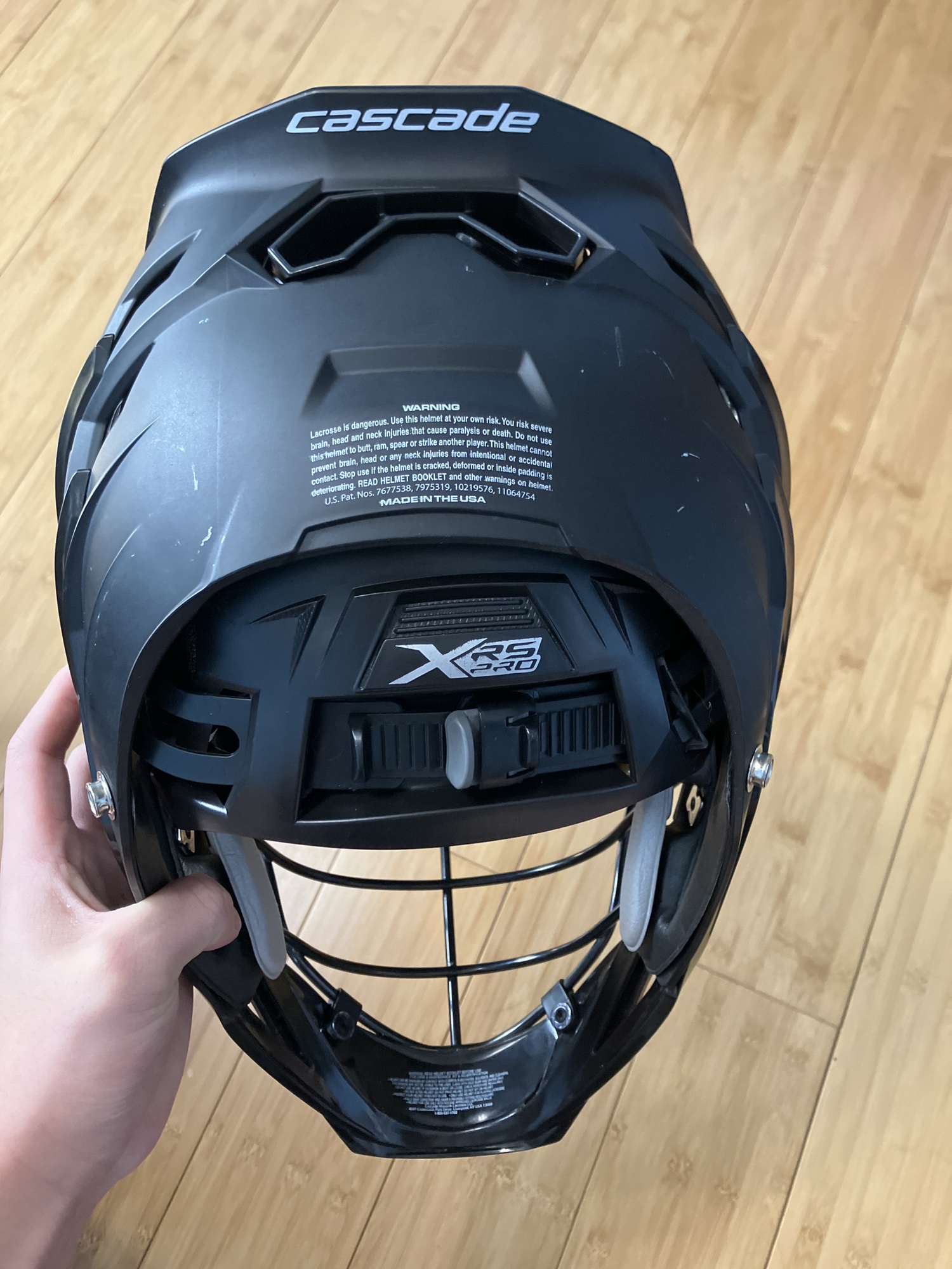 Matte Black Cascade XRS Pro Helmet | SidelineSwap