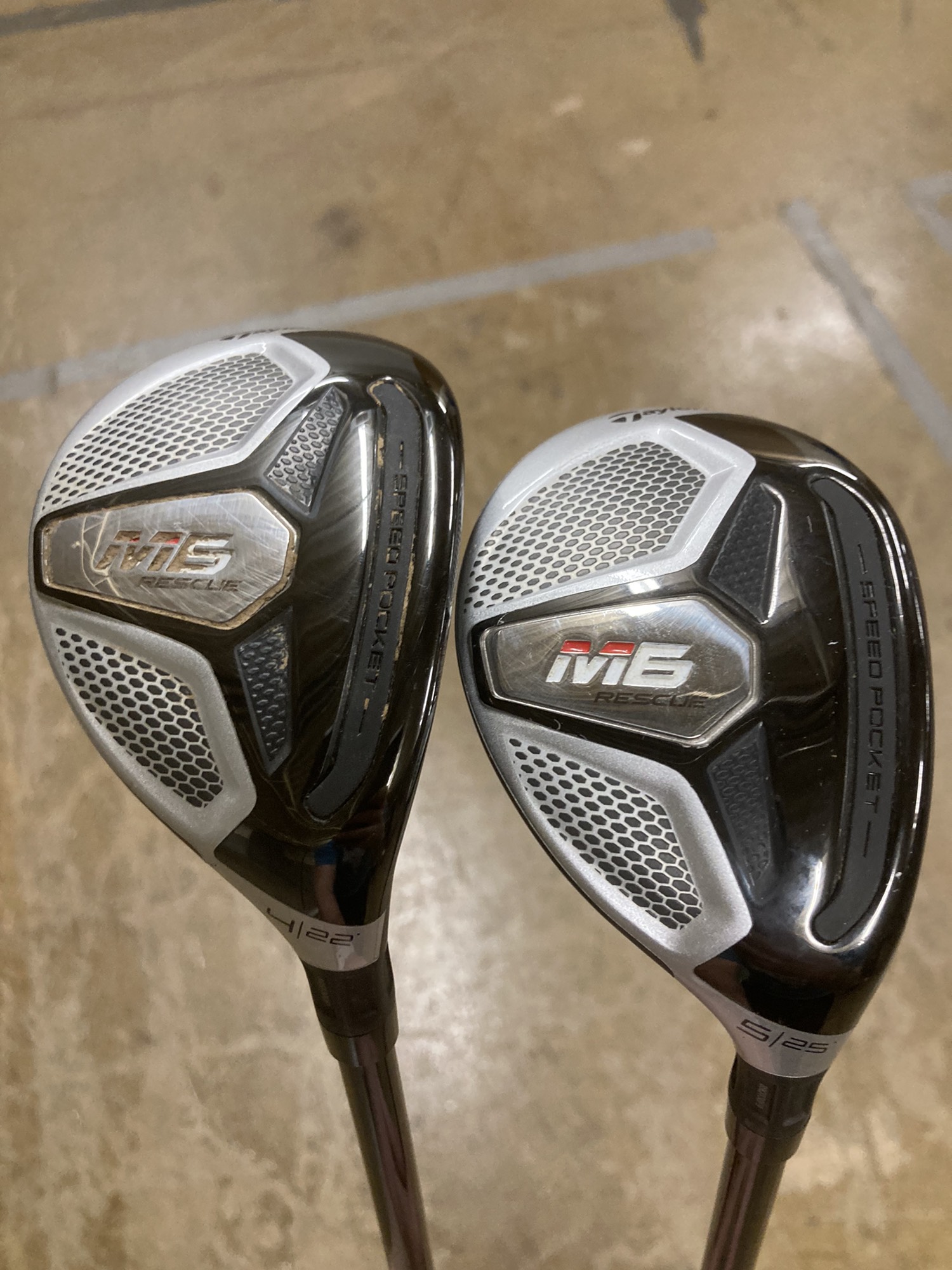 Used Men's TaylorMade M6 Right Handed Hybrid Regular Flex 4H and 5H ...