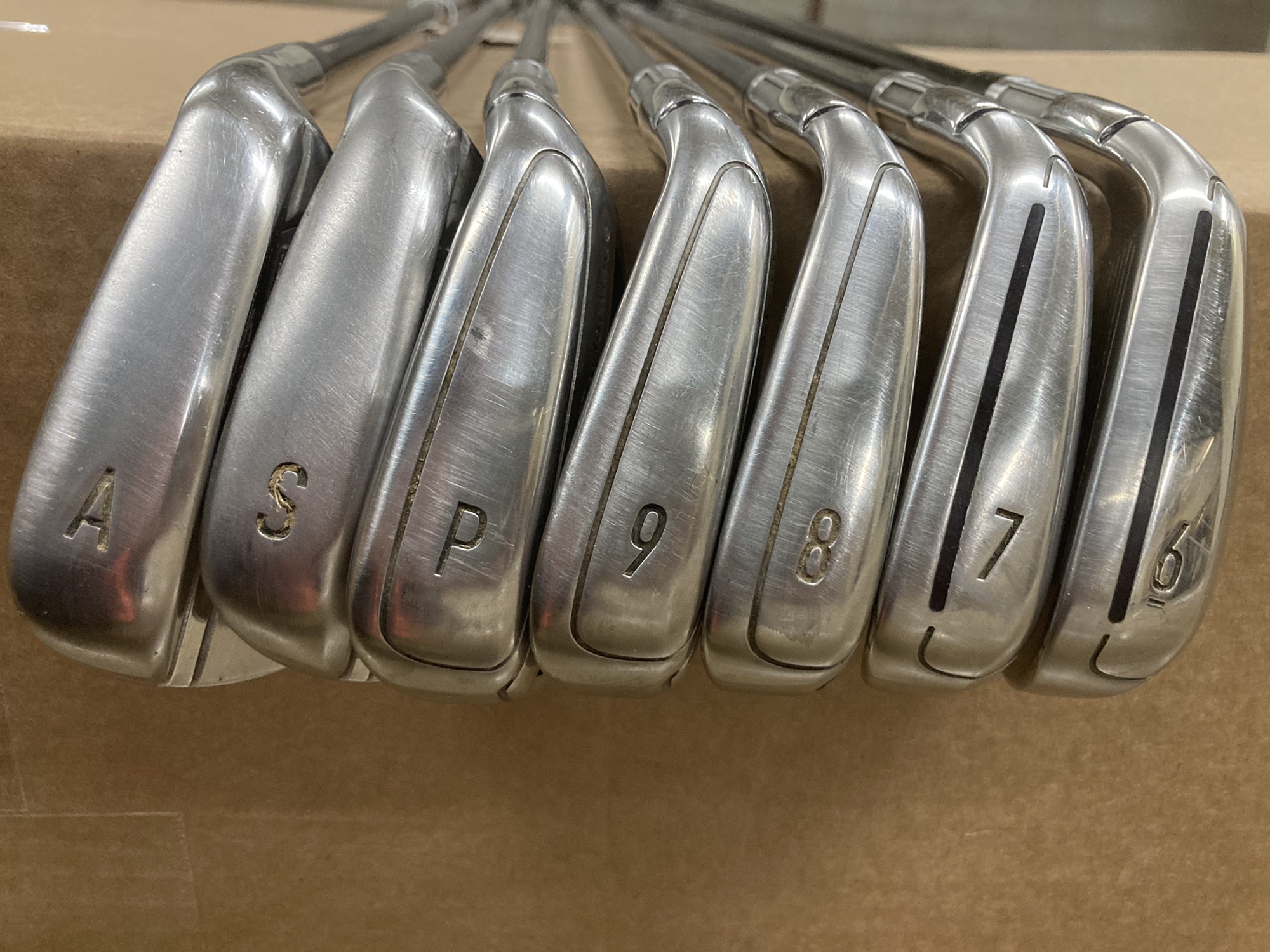 Used Men's TaylorMade M6 Right Handed Iron Set Regular Flex Graphite ...