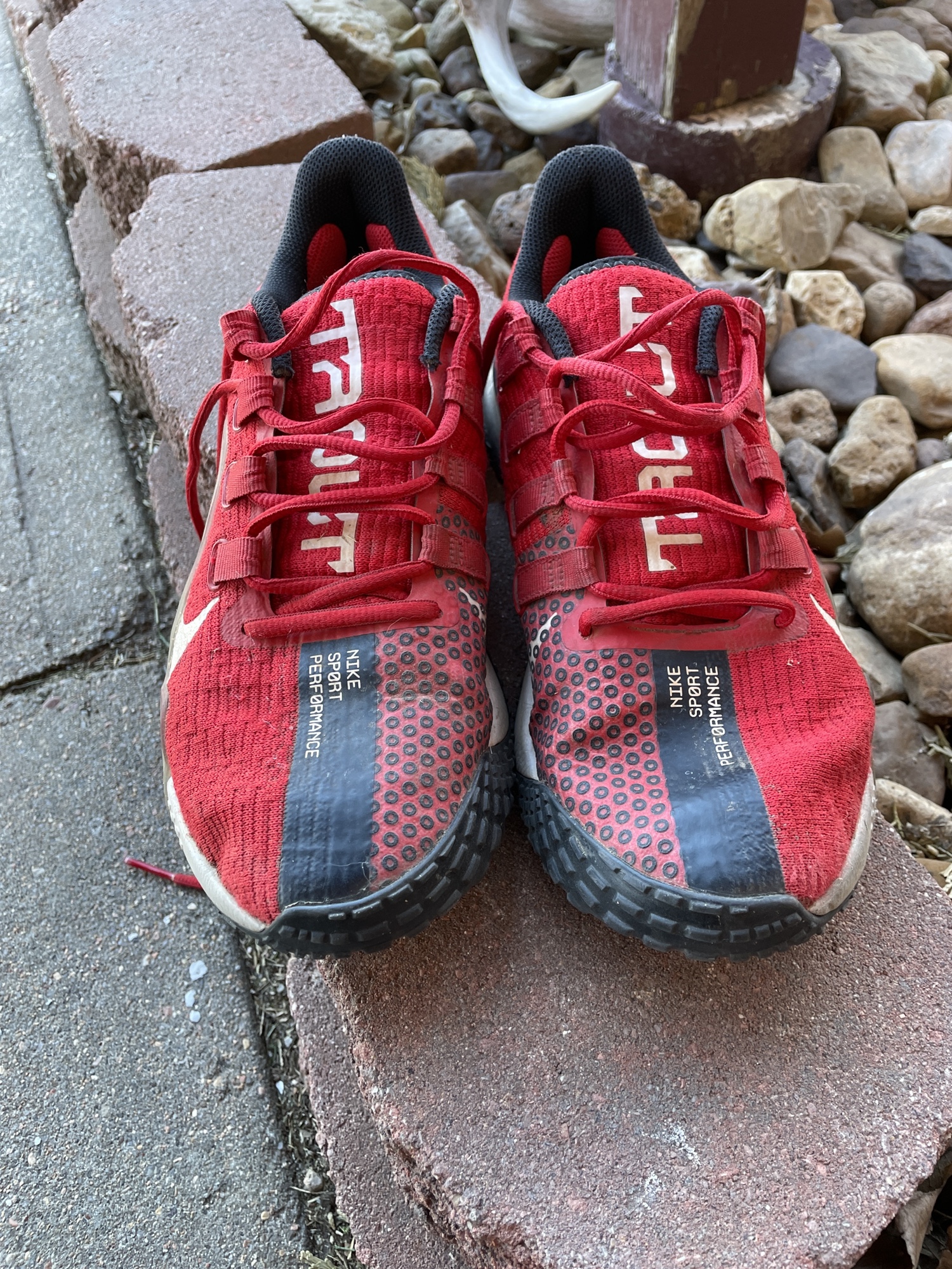 Red Men's Turf Cleats Low Top Force Zoom Trout 6 | SidelineSwap