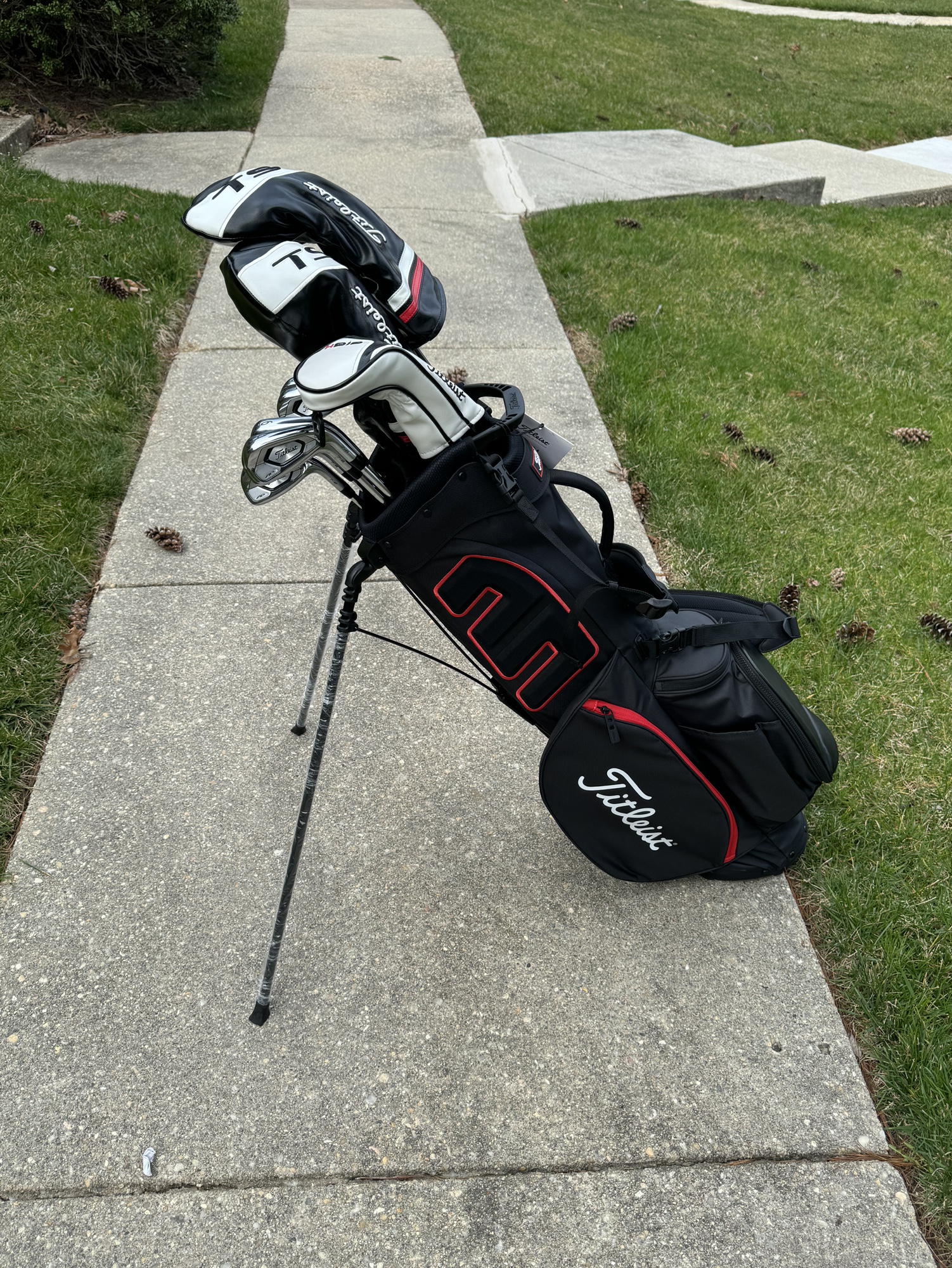 Titleist TS3 Set Woods and Titleist 718 AP3 Iron Set Complete Full Set Stiff Fle | SidelineSwap