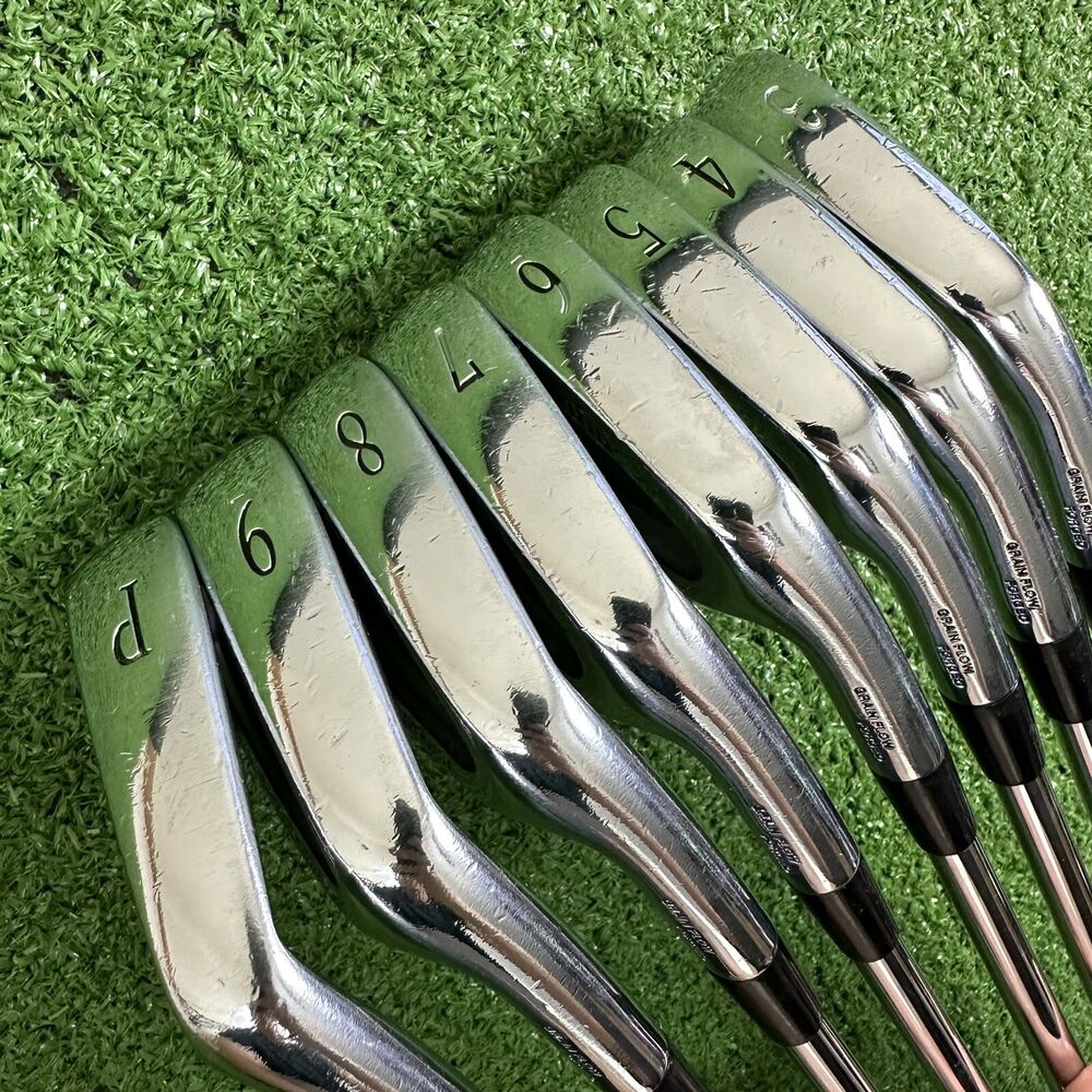 Mizuno MP 60 Cut Muscle Iron Set 3-PW Forged Dynamic Gold S300 Stiff ...