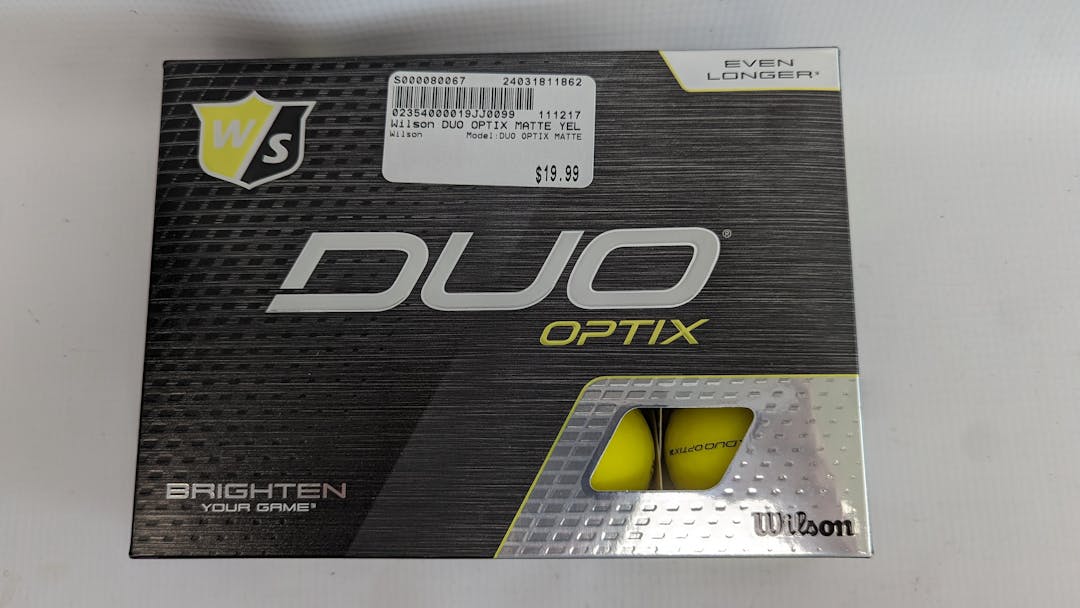 Used Wilson Duo Optix Matte Golf Balls | SidelineSwap