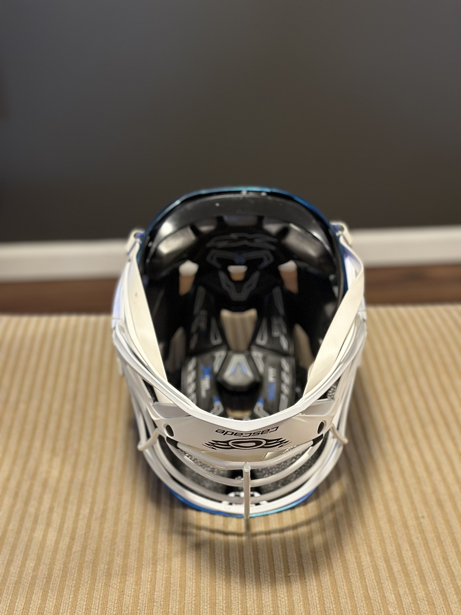 Limited Edition Chrome Royal Blue Cascade XRS Helmet | SidelineSwap
