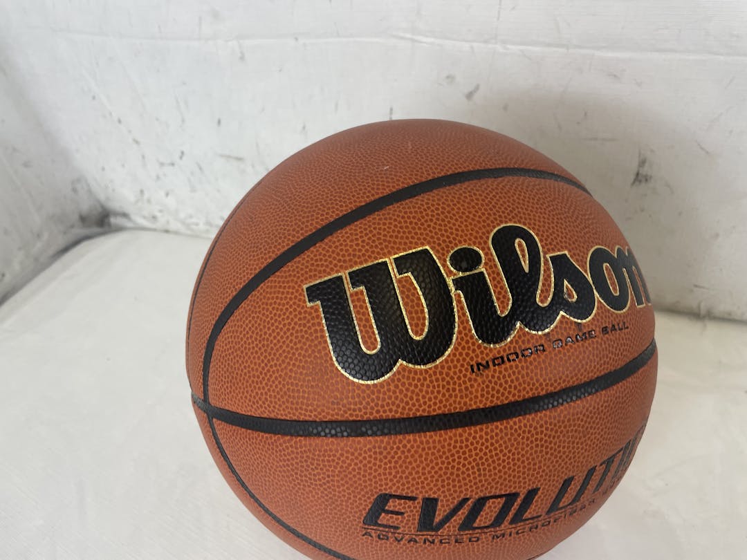 Used Wilson Evolution Nfhs Size 7 Indoor Game Ball Basketball - Like ...