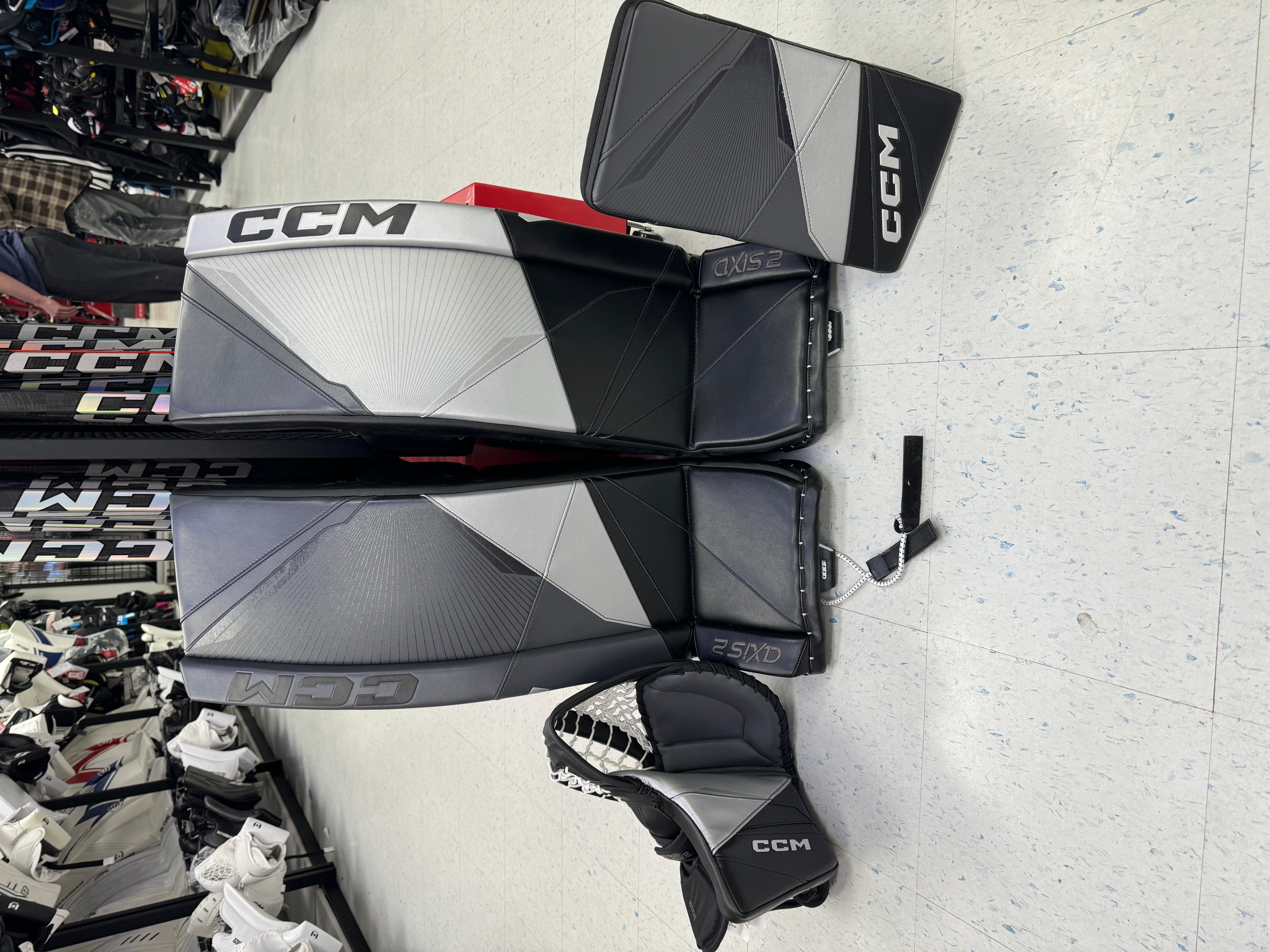 New 34" Regular CCM Axis 2 Pro Goalie Full Set | SidelineSwap