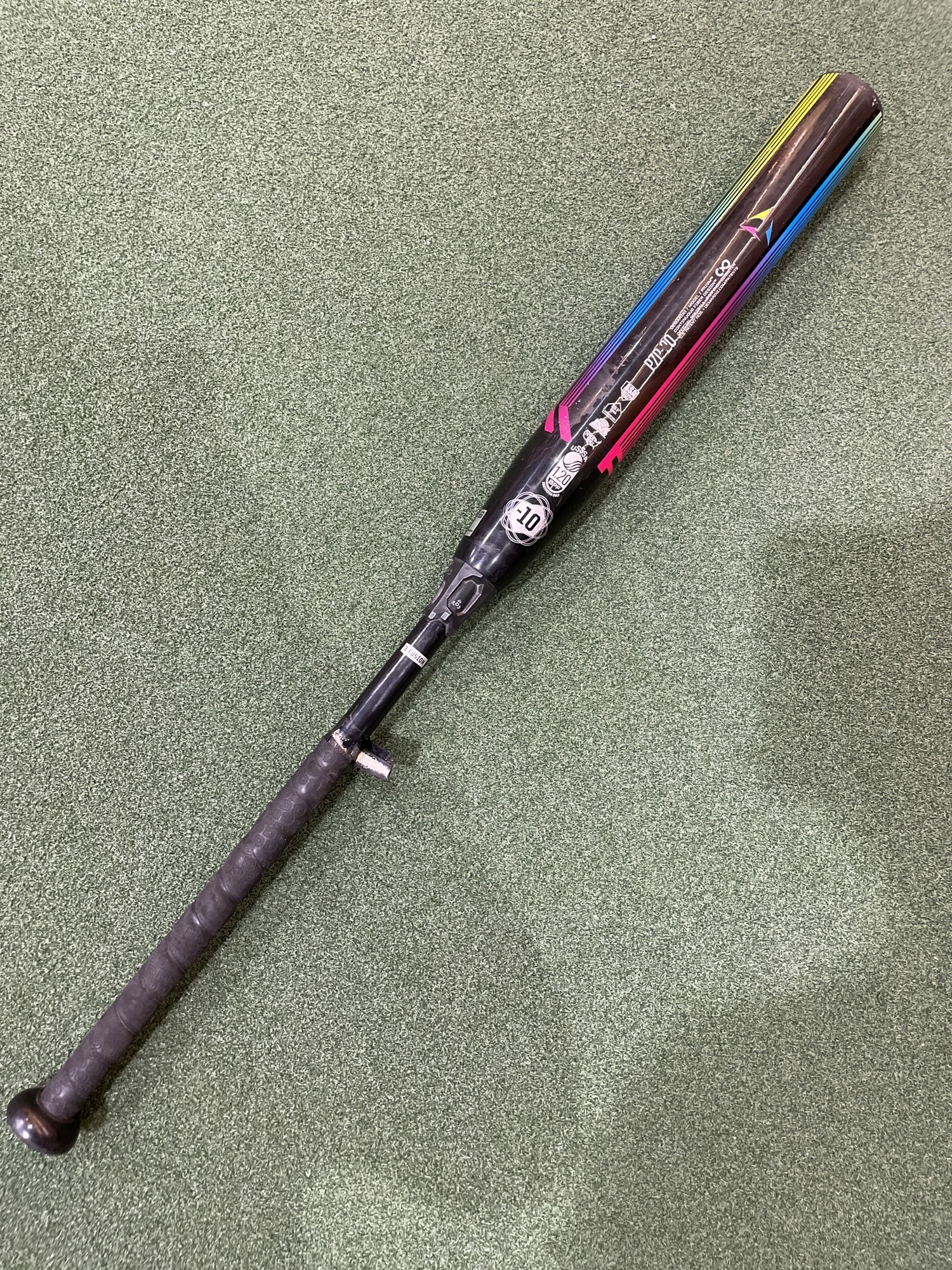 Black Used 2020 DeMarini Prism Composite Bat (-10) 23 oz 33" | SidelineSwap